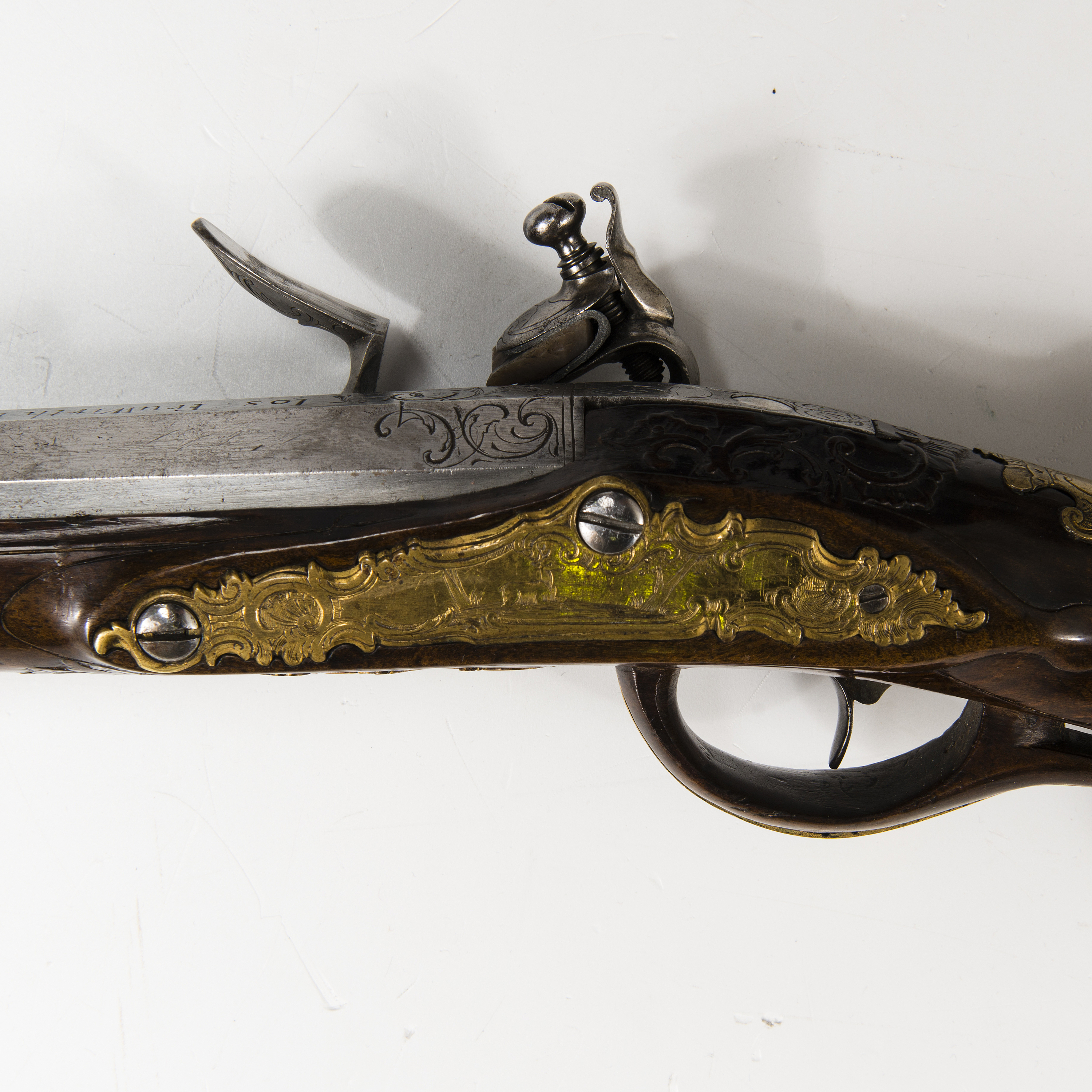 A Flintlock short rifle, circa 1780. - Bukowskis