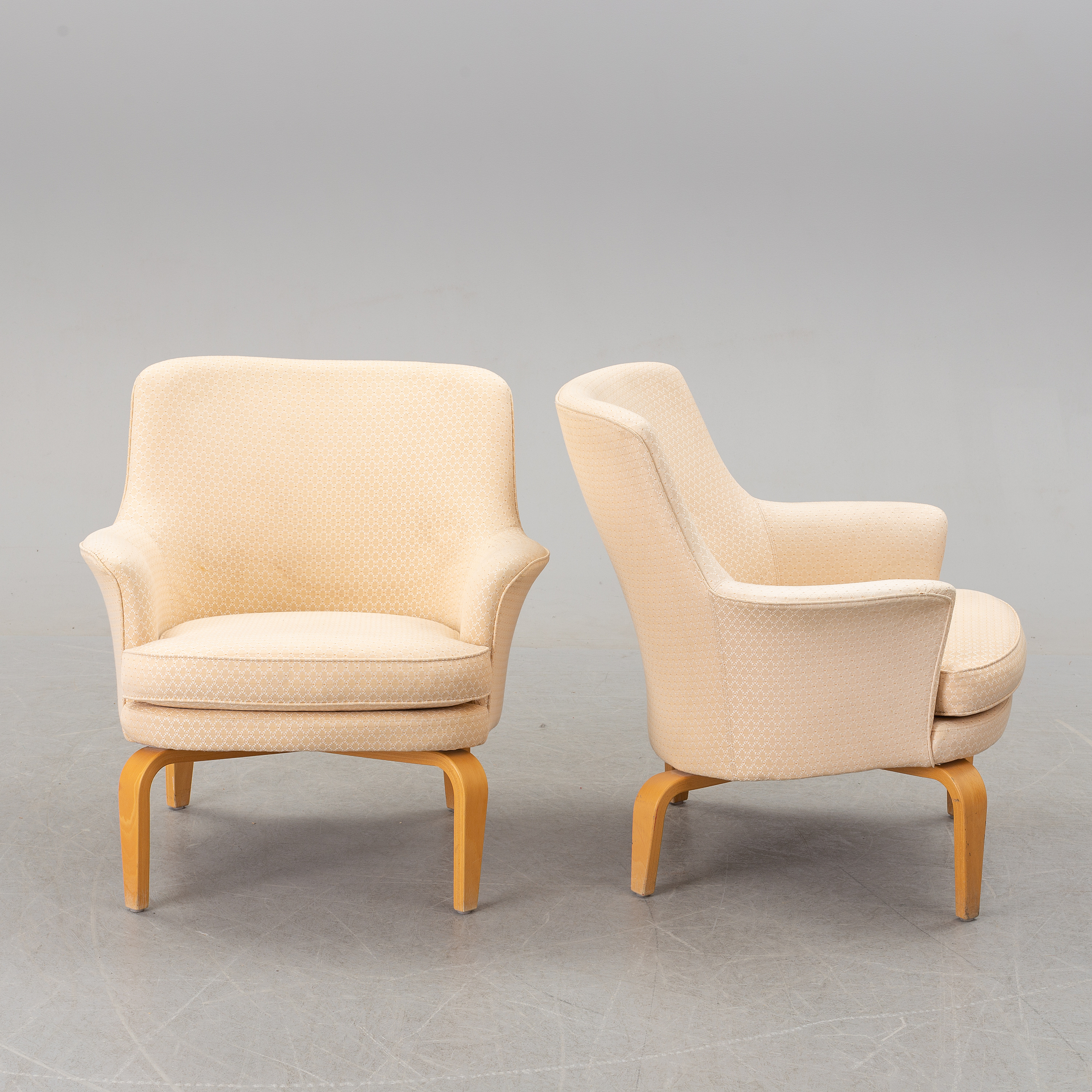 A pair of Arne Norell 'Pilot' easy chairs, designed in 1967. - Bukowskis