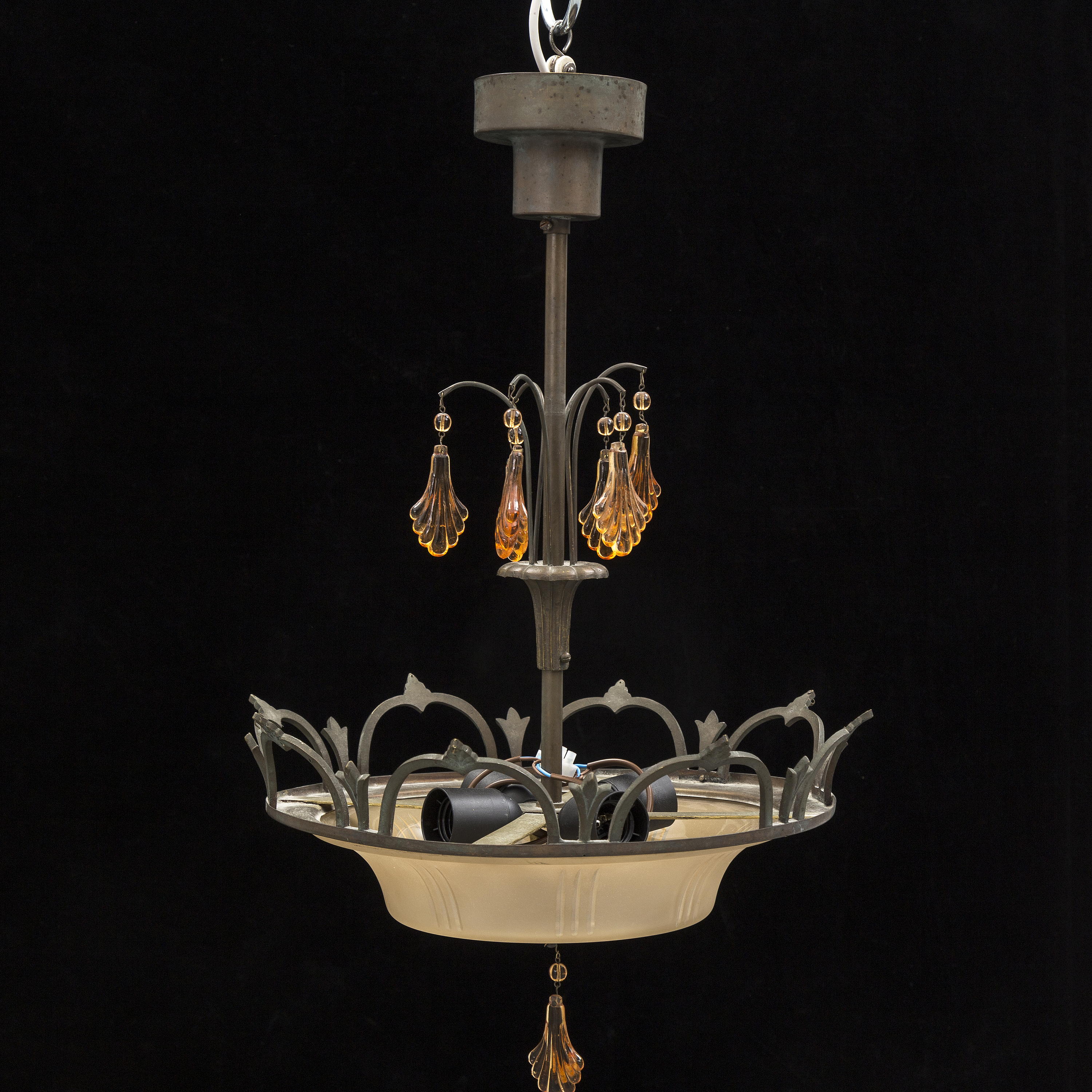 A 1920s ceiling light. - Bukowskis
