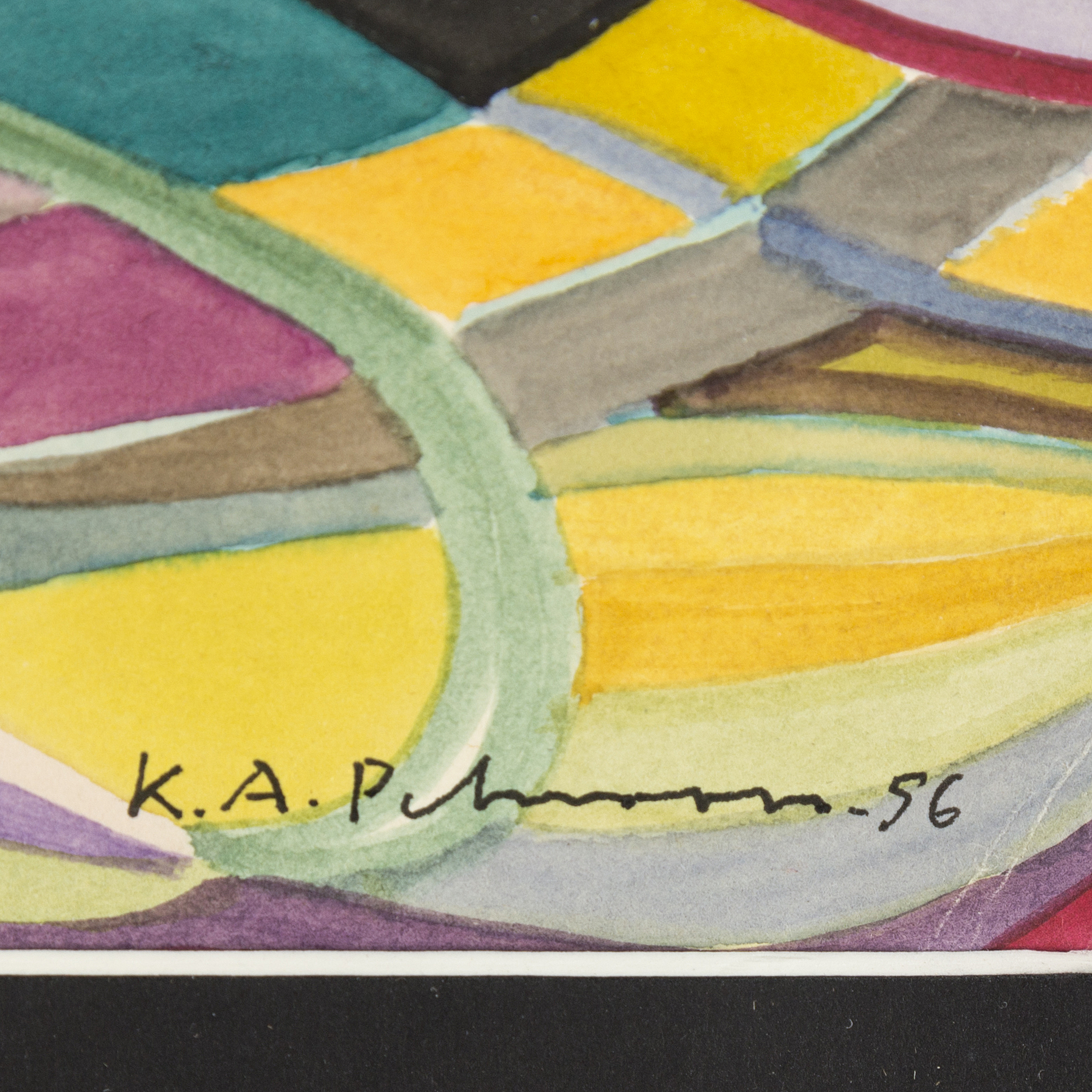 KARL AXEL PEHRSON, watercolour, signed and dated -56. - Bukowskis