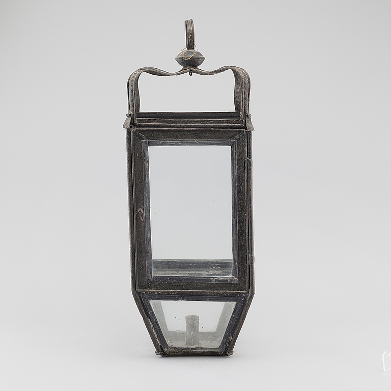 LANTERN, plate, 18th century. - Bukowskis