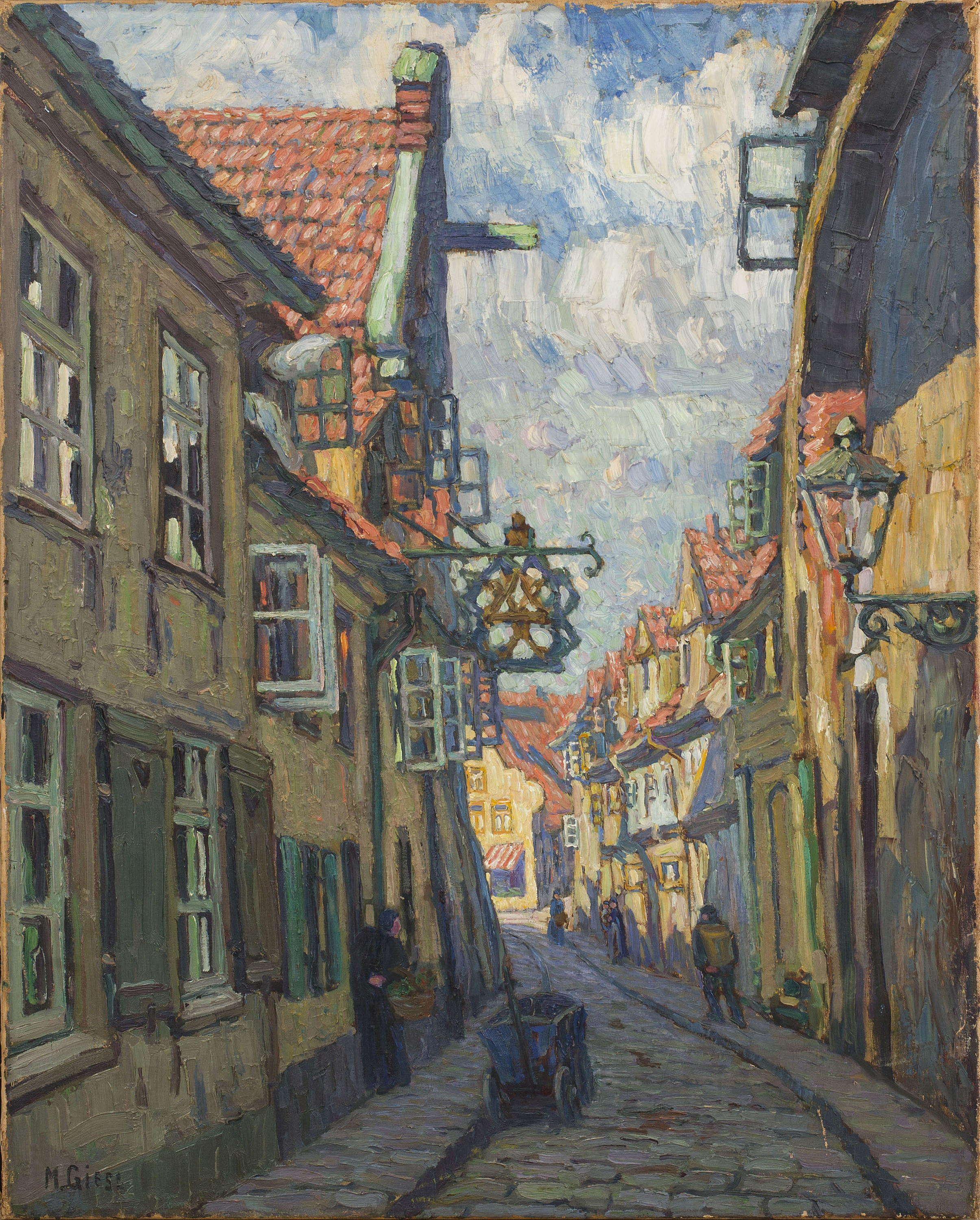 MARIE ELISABETH GIESE, oil on canvas signed. - Bukowskis