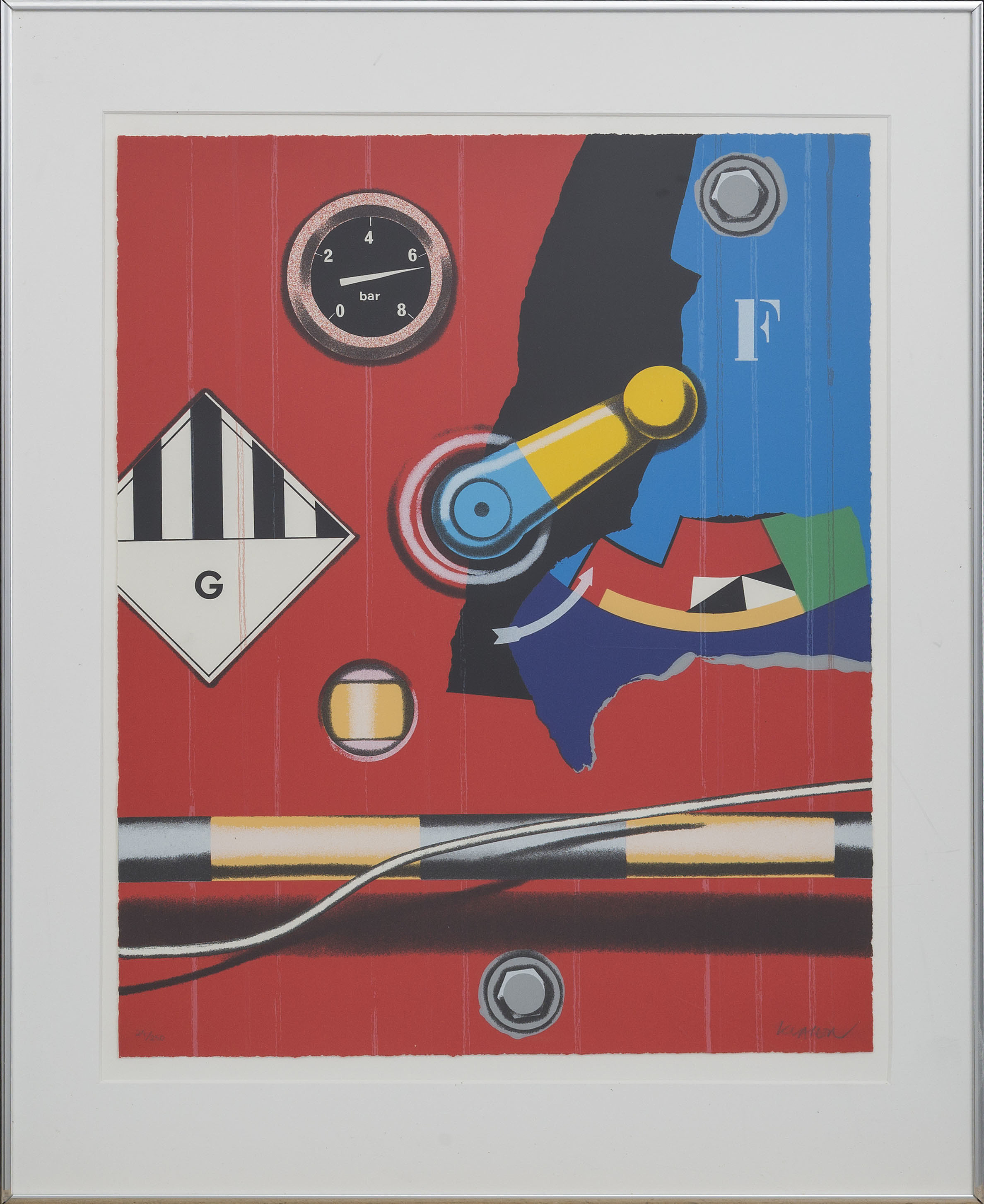 PETER KLASEN, colour lithographe, signed and numbered 24/250. - Bukowskis
