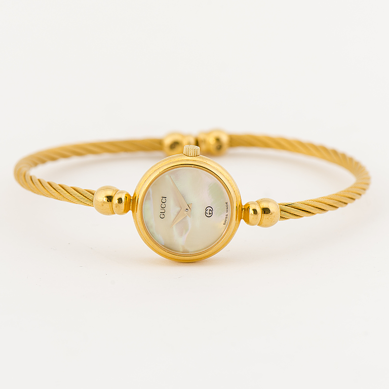 GUCCI, 'Twisted Cable Bangle Watch', wristwatch, 25 mm. - Bukowskis