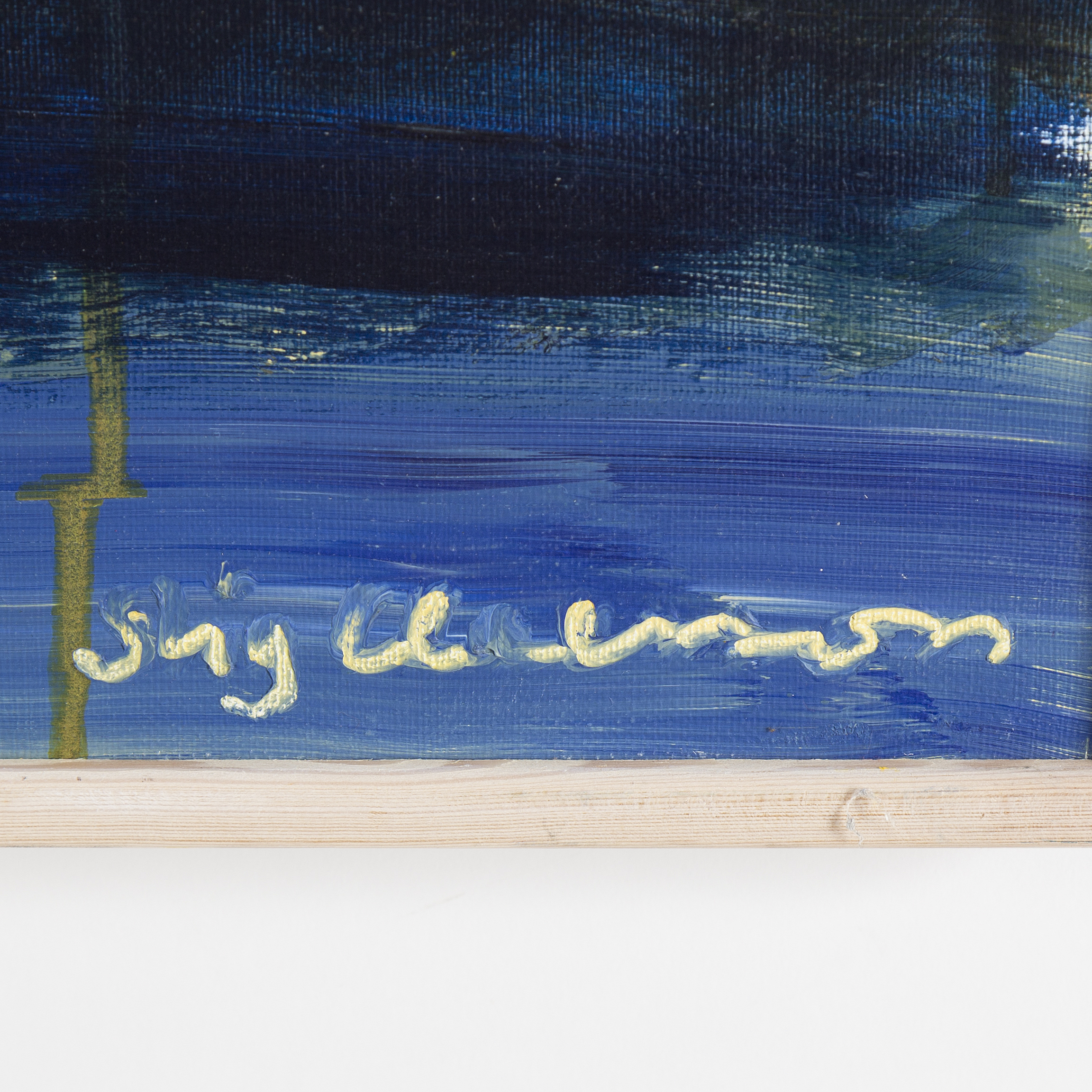 STIG CLAESSON, oil on canvas, signed. - Bukowskis