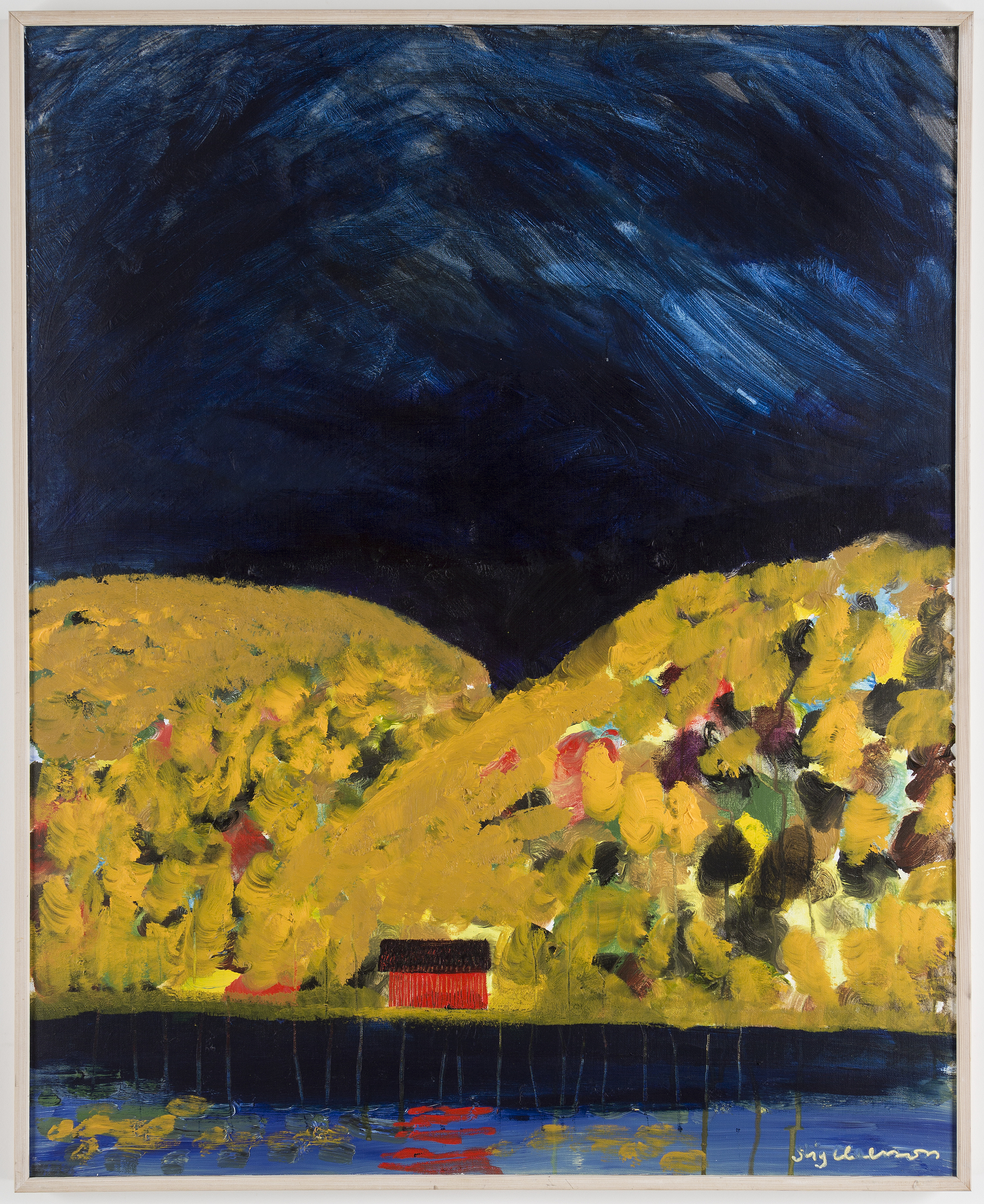 STIG CLAESSON, oil on canvas, signed. - Bukowskis