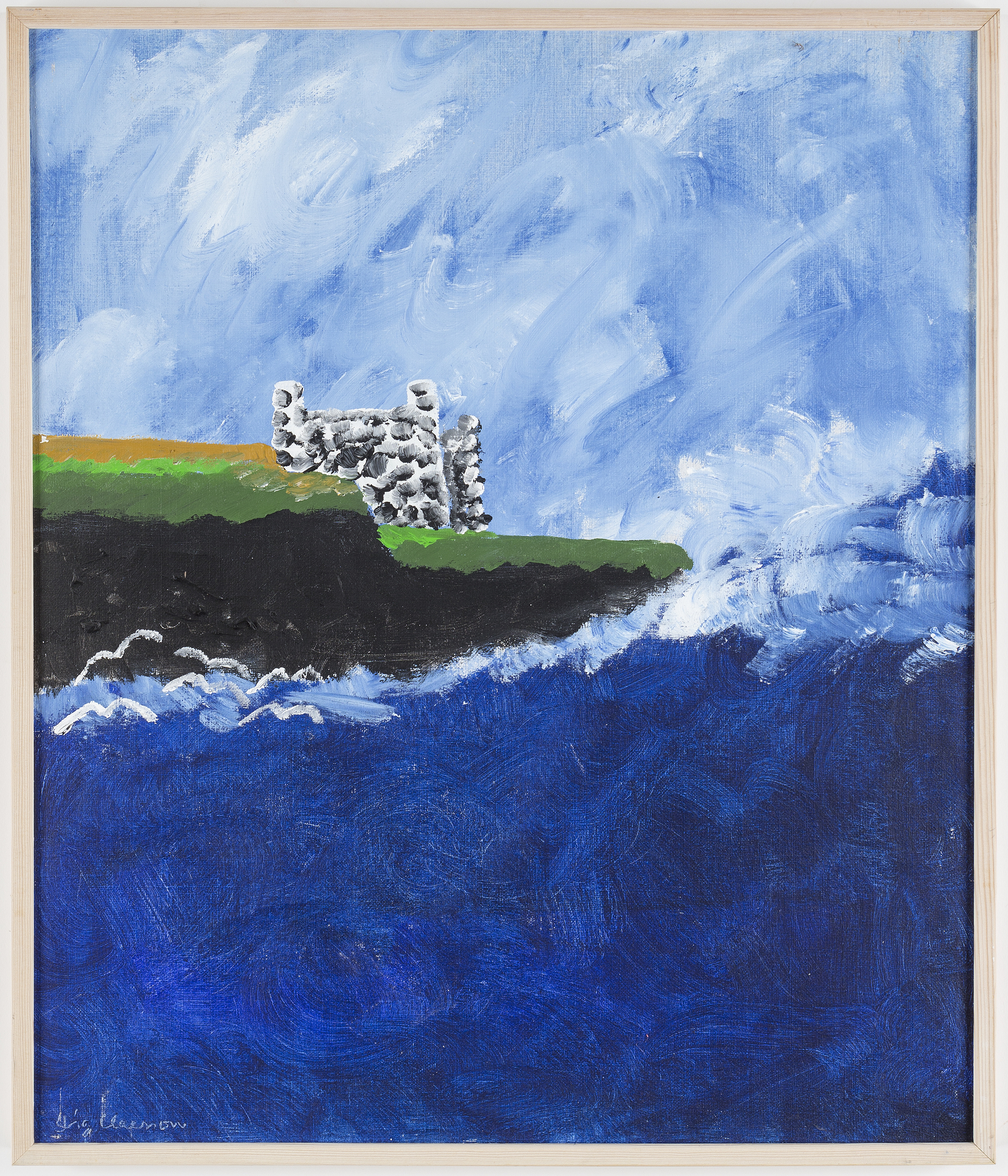 STIG CLAESSON, oil on canvas, signed. - Bukowskis