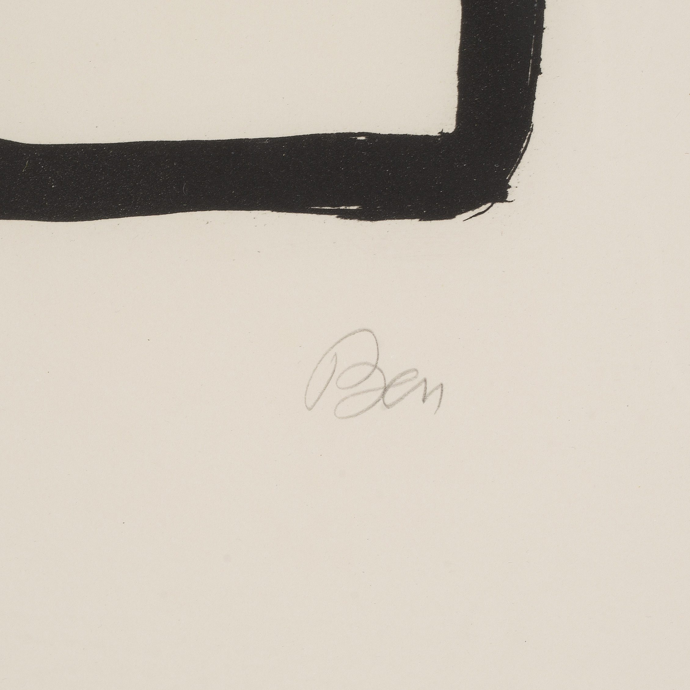 BEN, (Benjamin Vautier) Litograph, from the portfolio, "Bonjour Max ...
