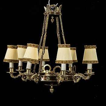 A 20th century empire style ceiling light. - Bukowskis