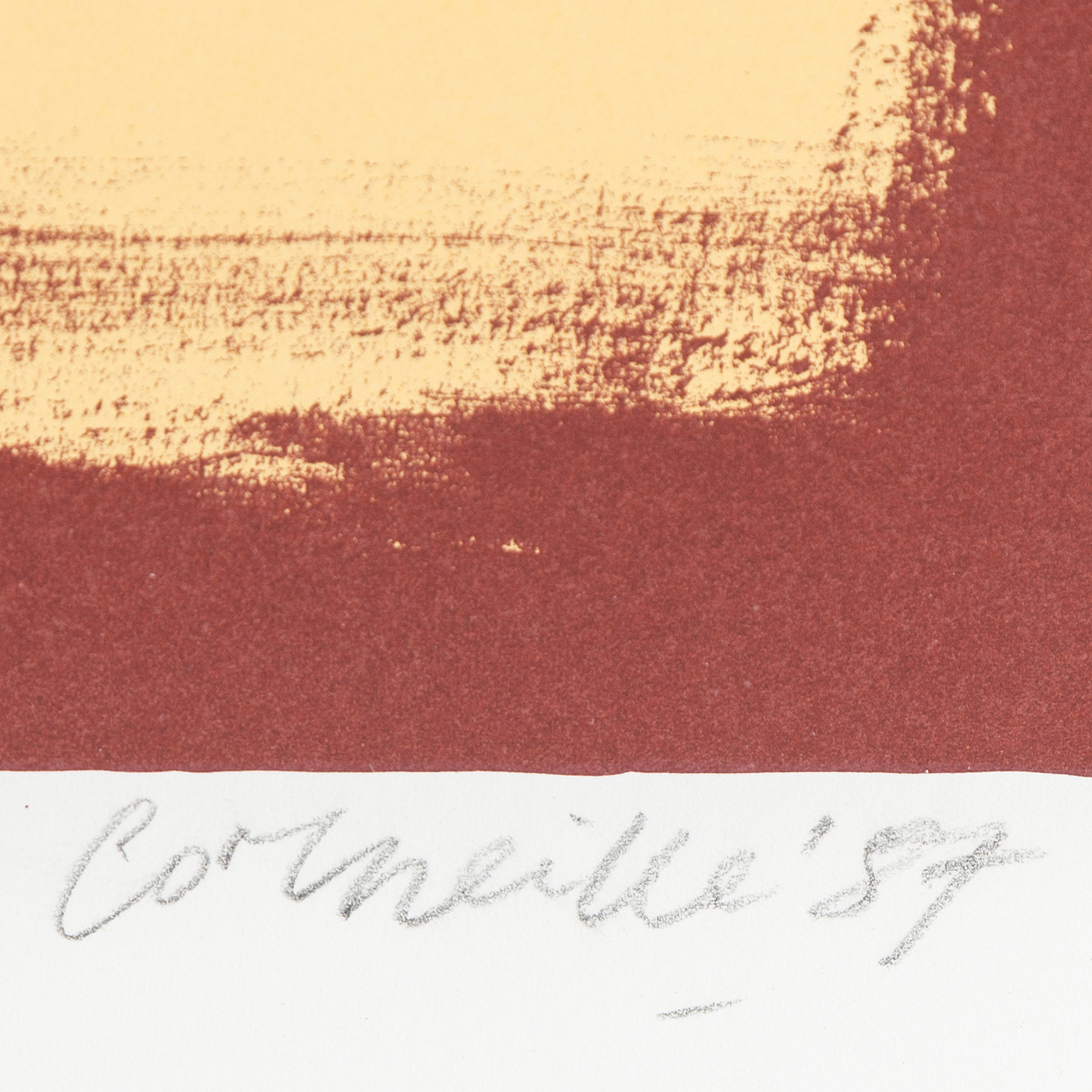 A Beverloo Corneille color litograph, signed and numbered 96/200, dated ...