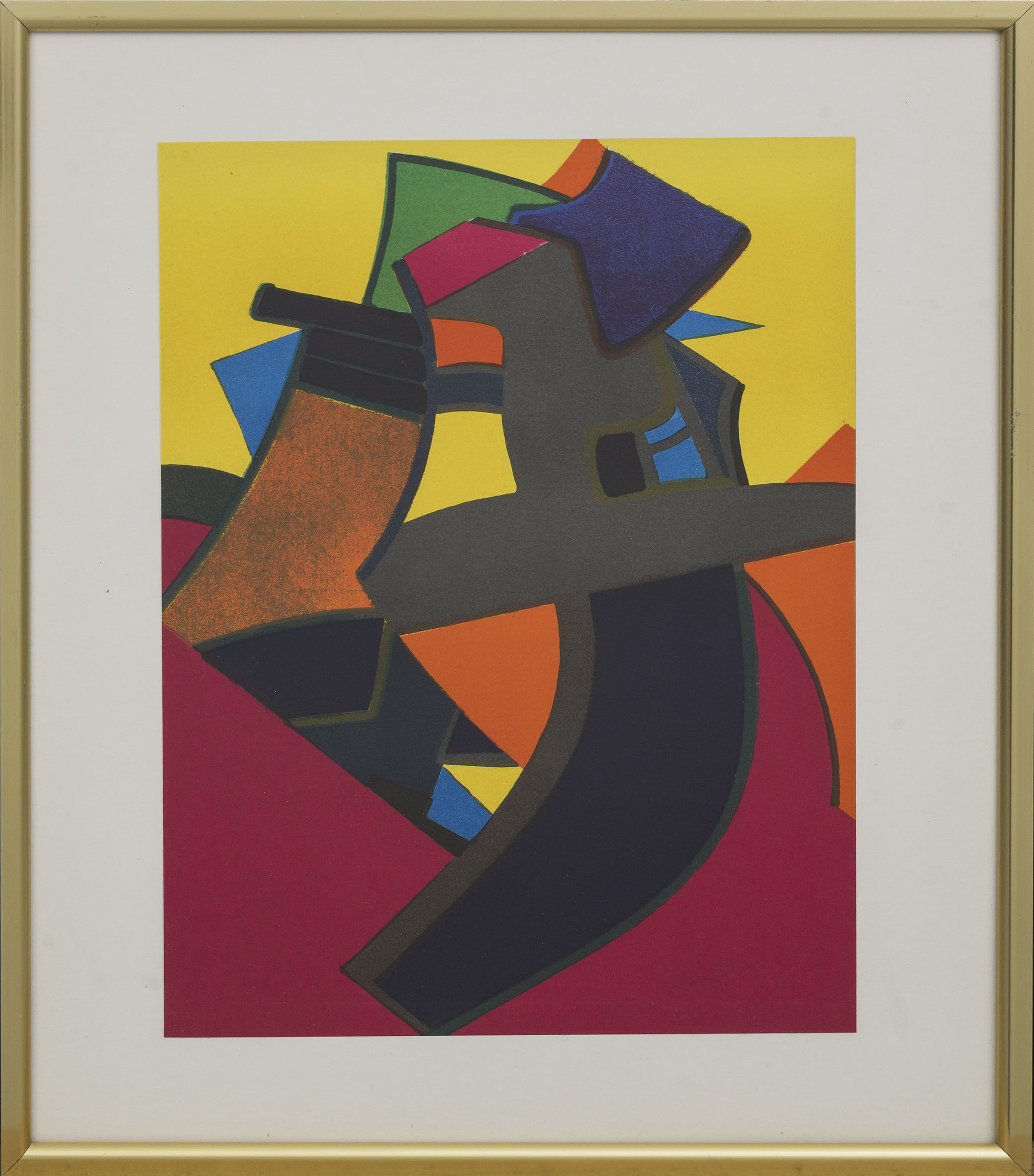 MAURICE ESTÈVE, colour lithographe, unsigned, from XX:e siècle 1975 ...