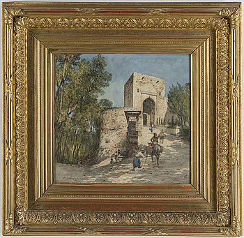 WILLIAM EWART LOCKHART, watercolour, signed and dated 1897. - Bukowskis