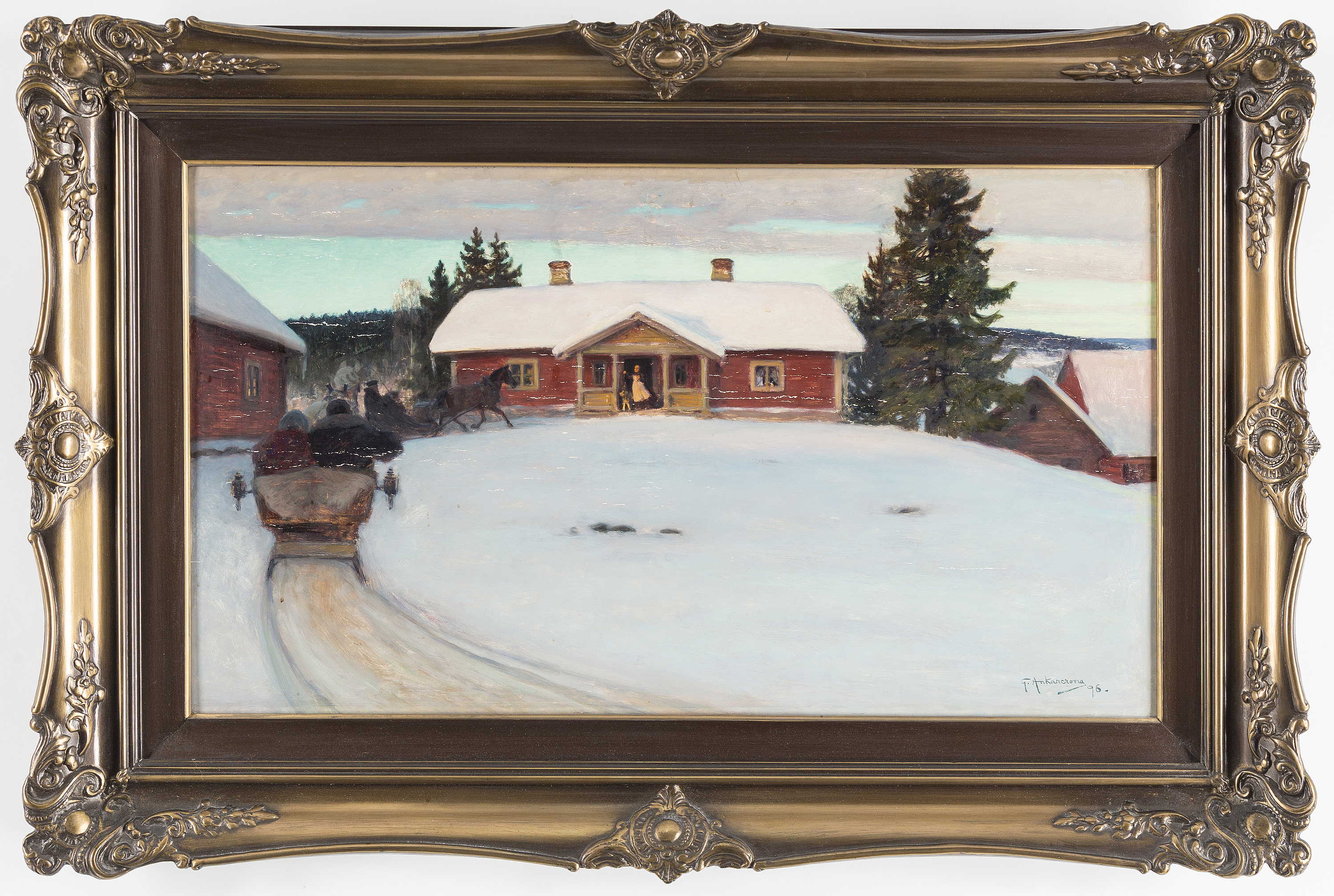 GUSTAF ANKARCRONA, oil on panel, signed nad dated -96. - Bukowskis