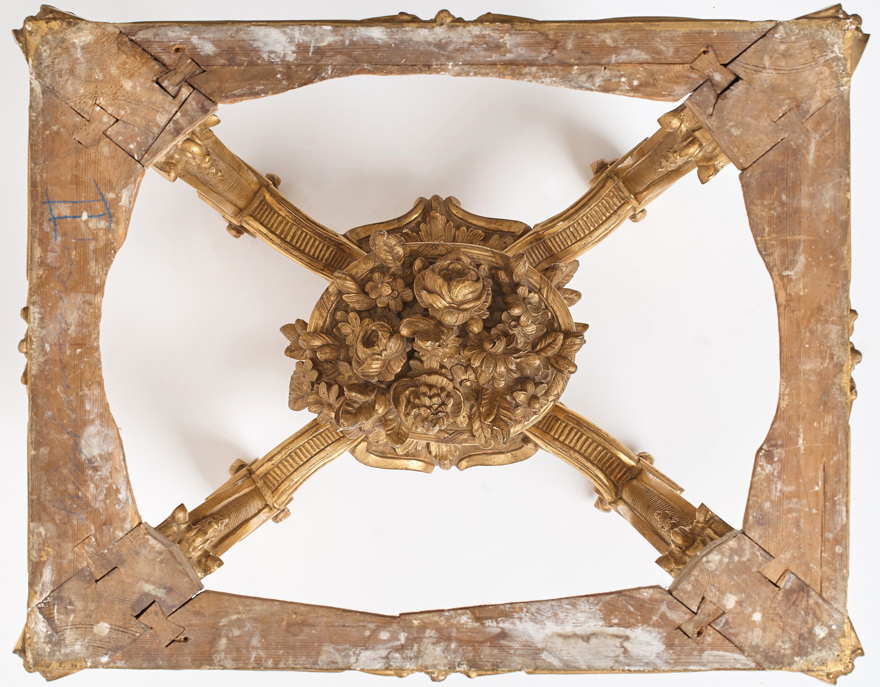 A Swedish Royal Rococo mid 18th century table, belonged to Lovisa ...