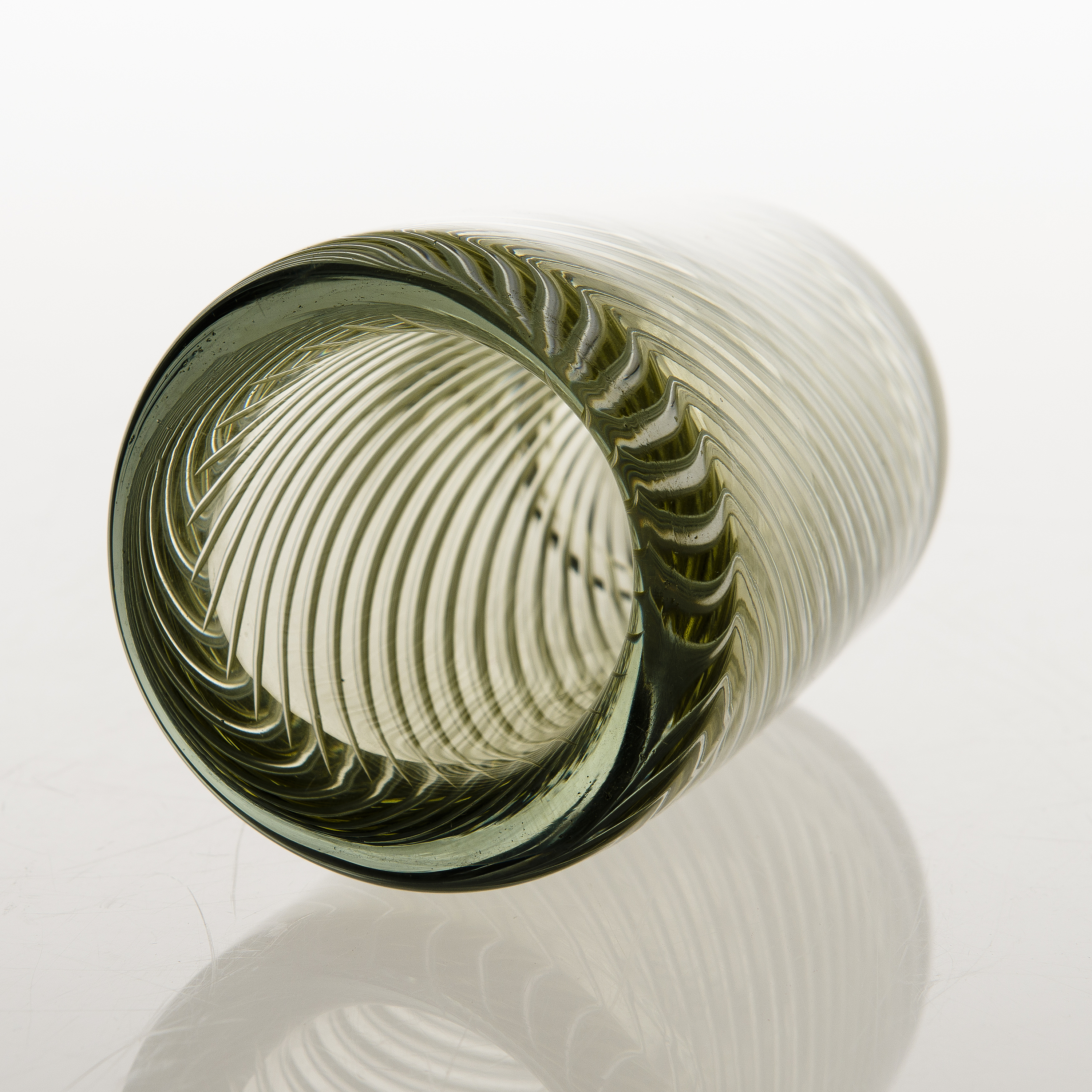 KAJ FRANCK, a 'Vire' glass vase, signed K. Franck Nuutajärvi -53 ...