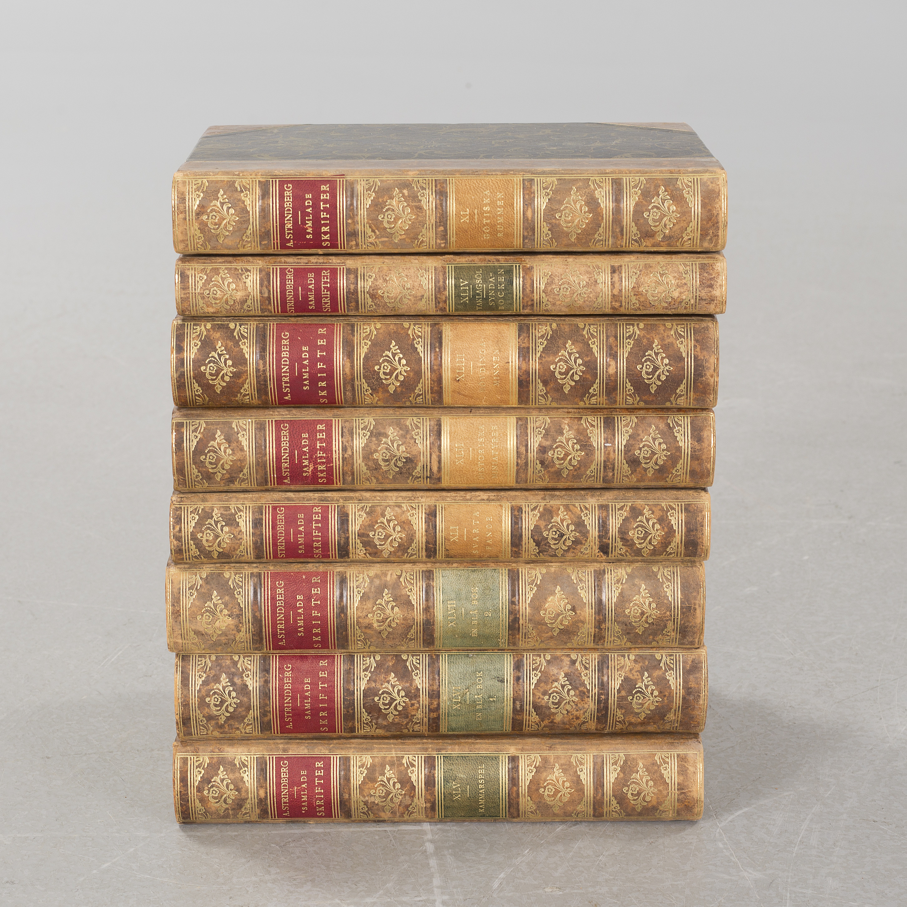 STRINDBERG, samlade skrifter, 55 delar, 1920-tal. - Bukowskis