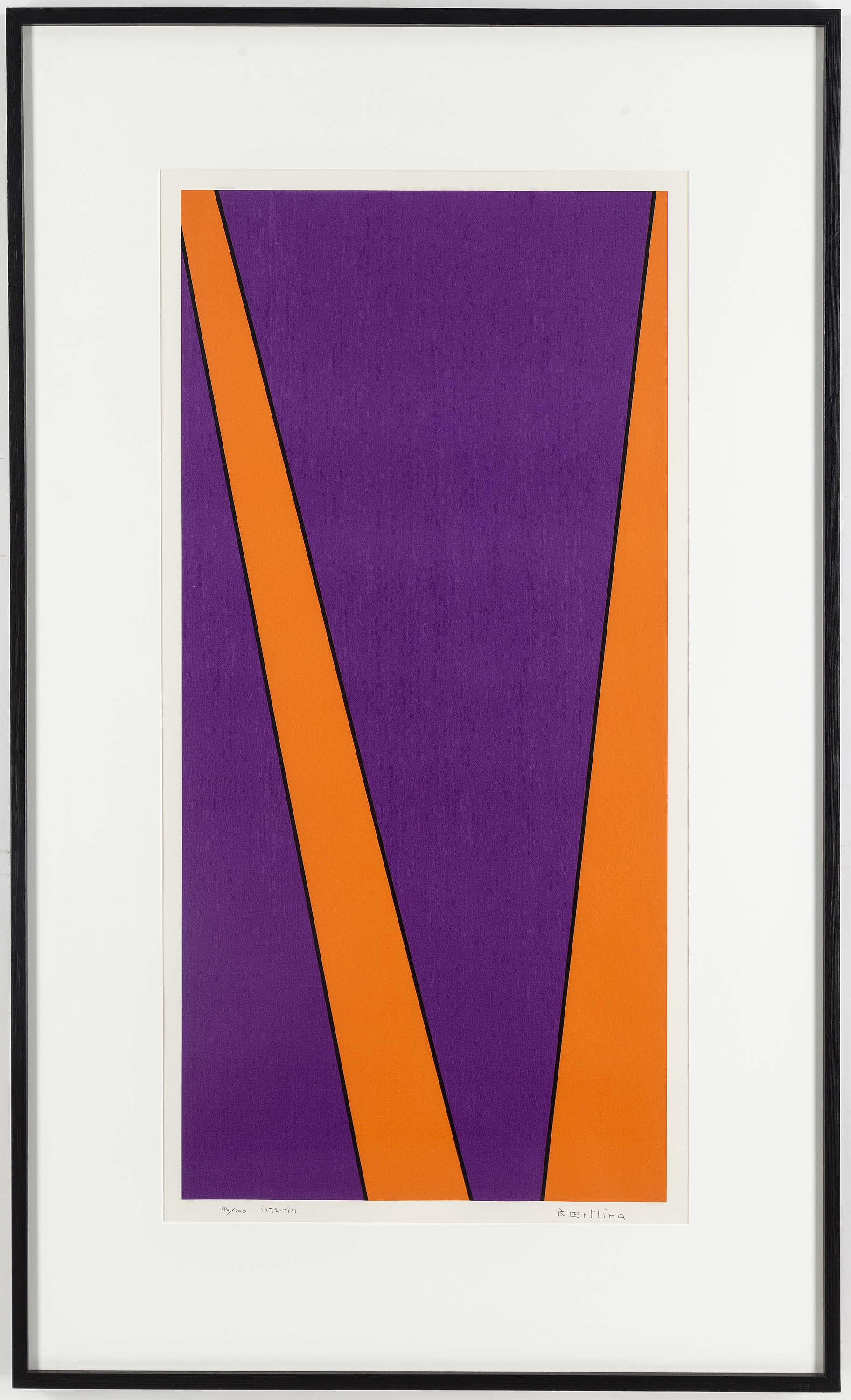 OLLE BAERTLING, Serigraph in colour, signed and dated 1972-74, numbered ...