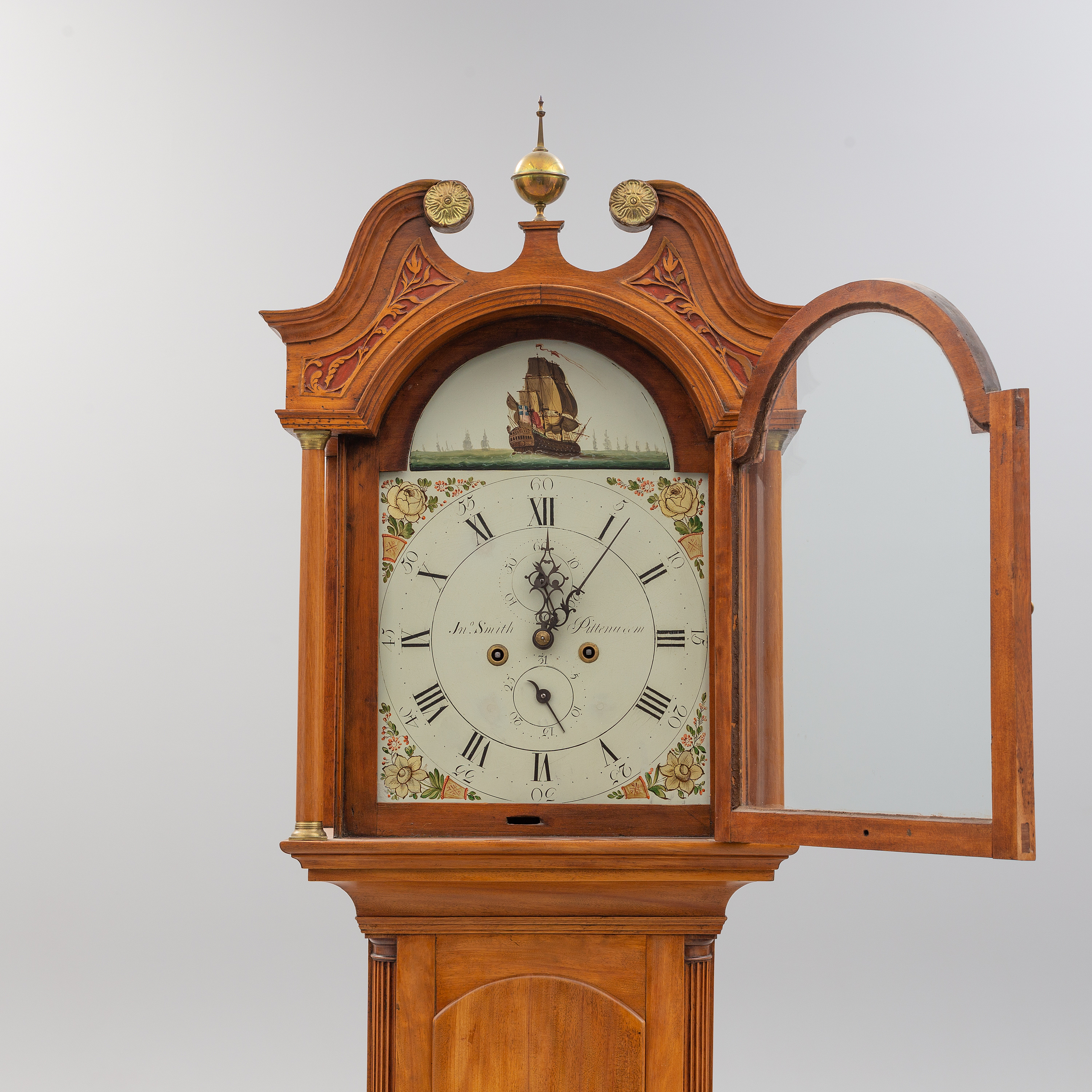 A Scottish mahogany long-case clock by John Smith, Pittenweem, 19th ...