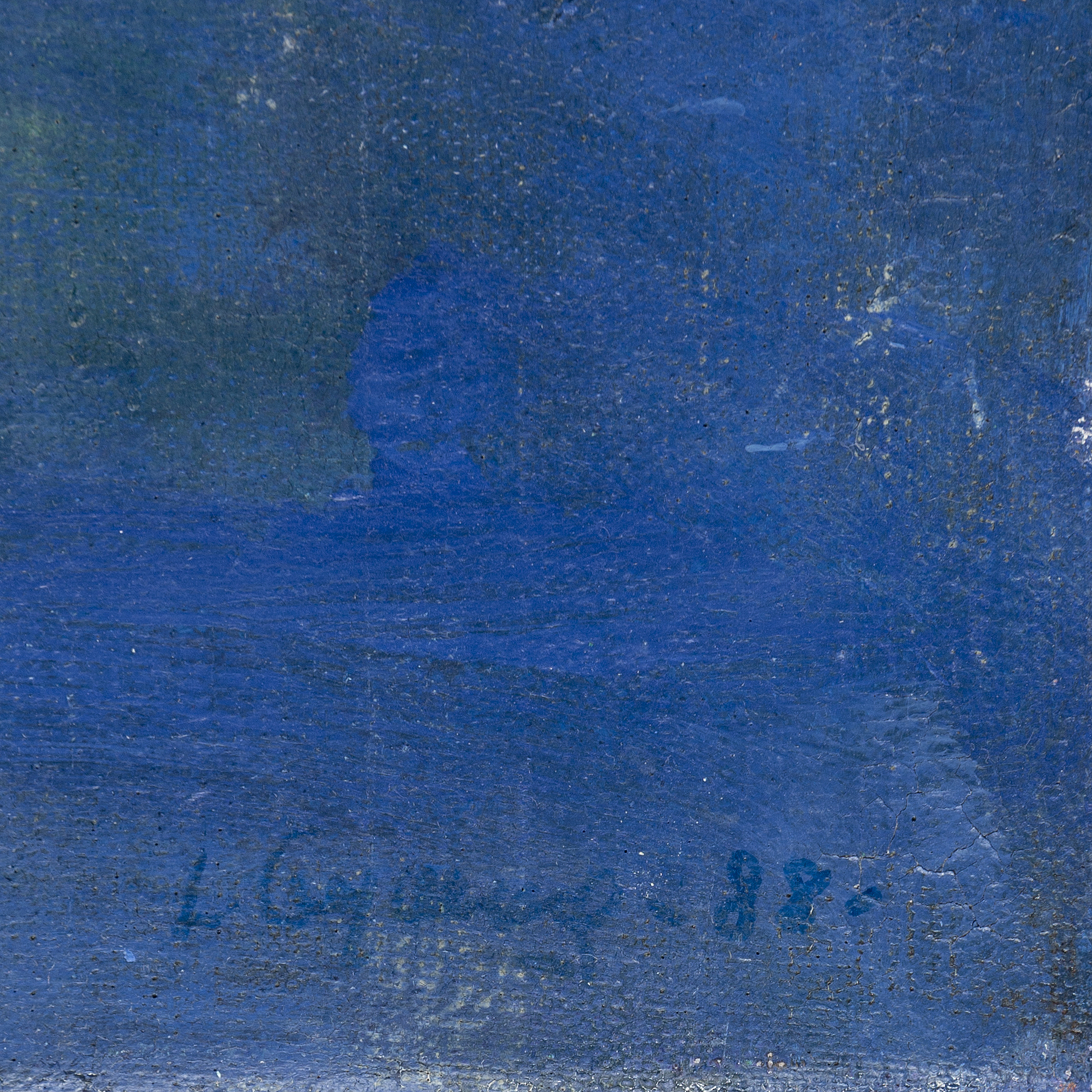 LARS GYNNING, oil on canvas, signed and dated Tjörn 1988. - Bukowskis