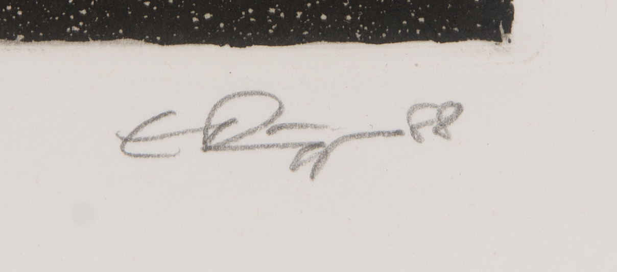 ESA RIIPPA, etching, aquatint, signed and dated 88, numbered 7/50 ...