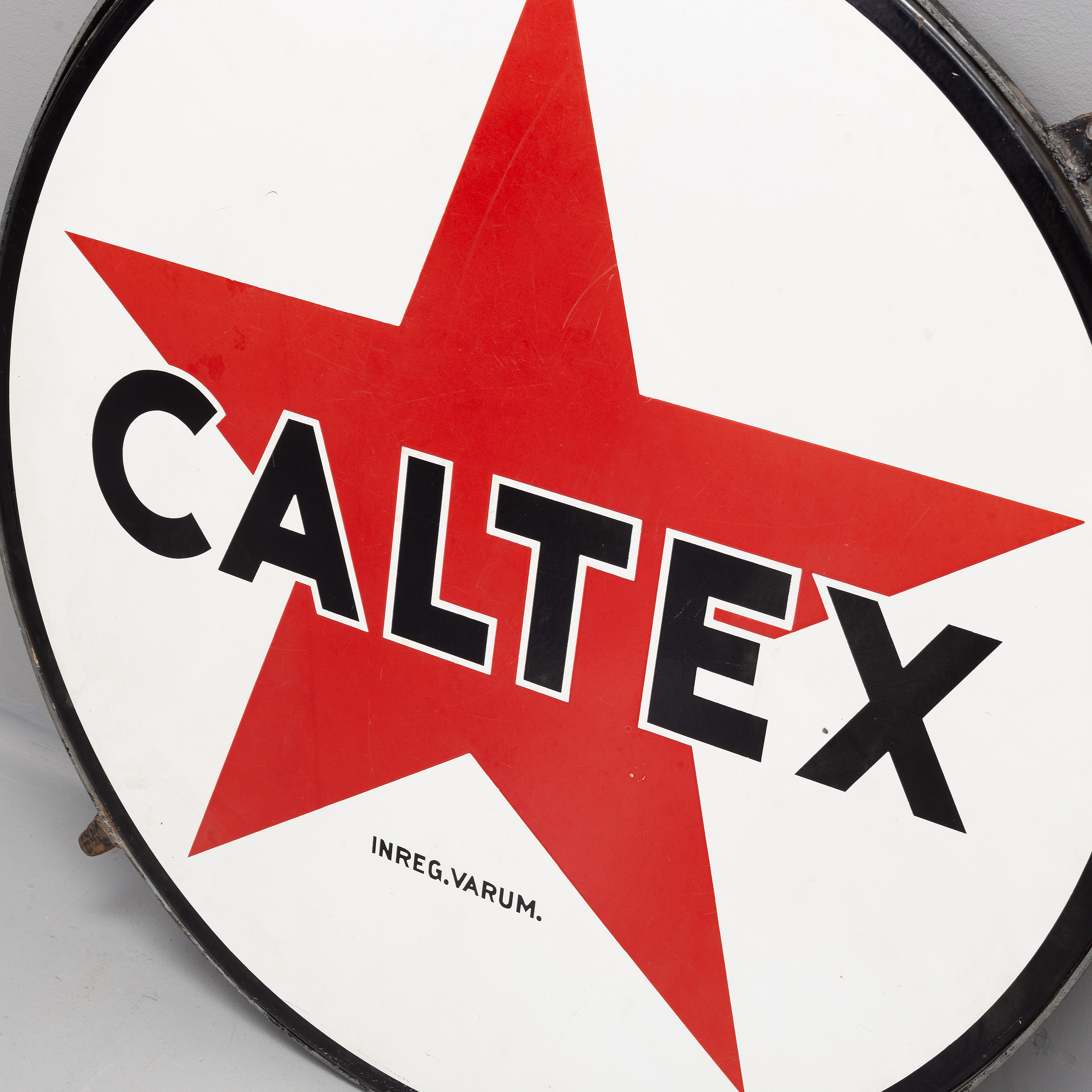 A 'Caltex' enamel sign, mid 20th Century. - Bukowskis