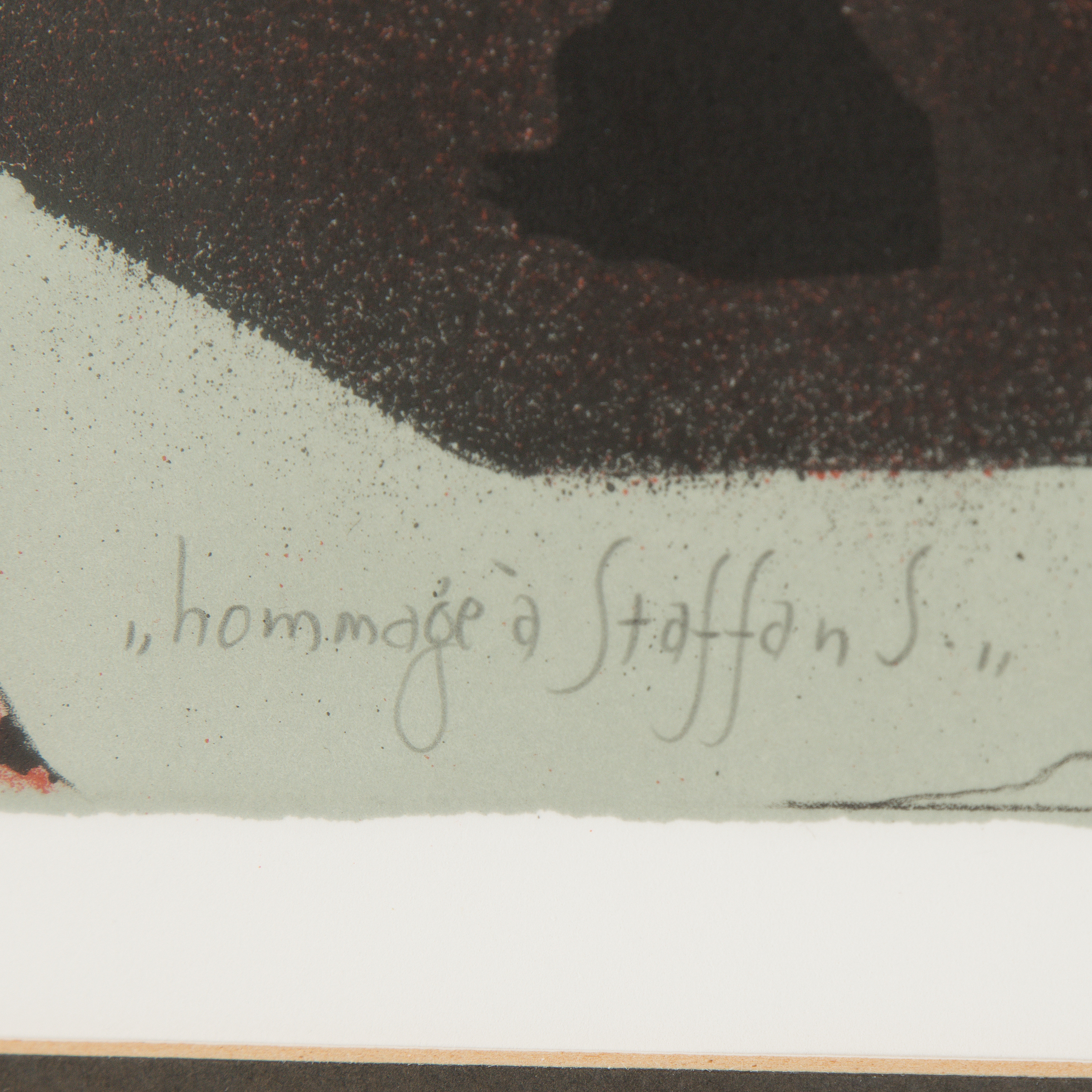 ARDY STRÜWER, litografi, signerad och daterad New York 1982, numrerad ...