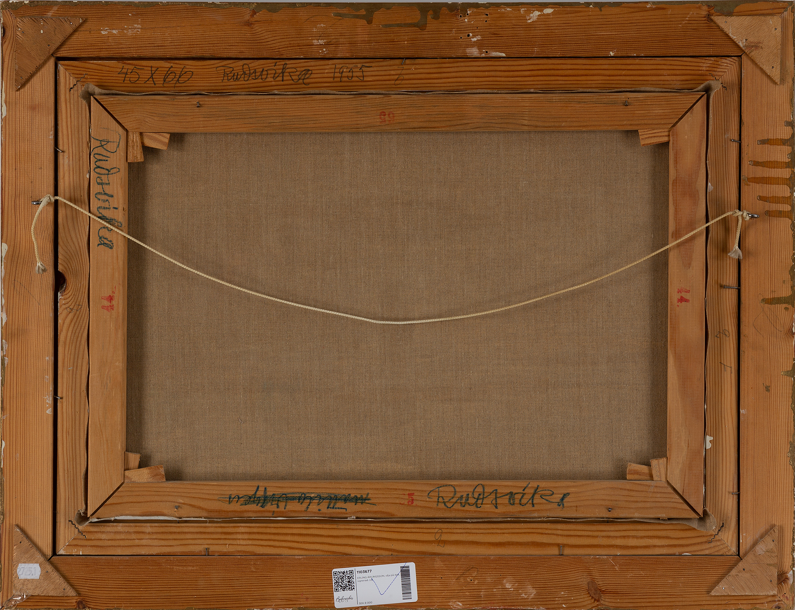 ERLING ÄRLINGSSON, oil on canvas, signed. - Bukowskis