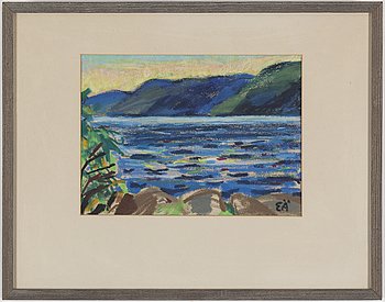 ERLING ÄRLINGSSON, pastell, signerad. - Bukowskis
