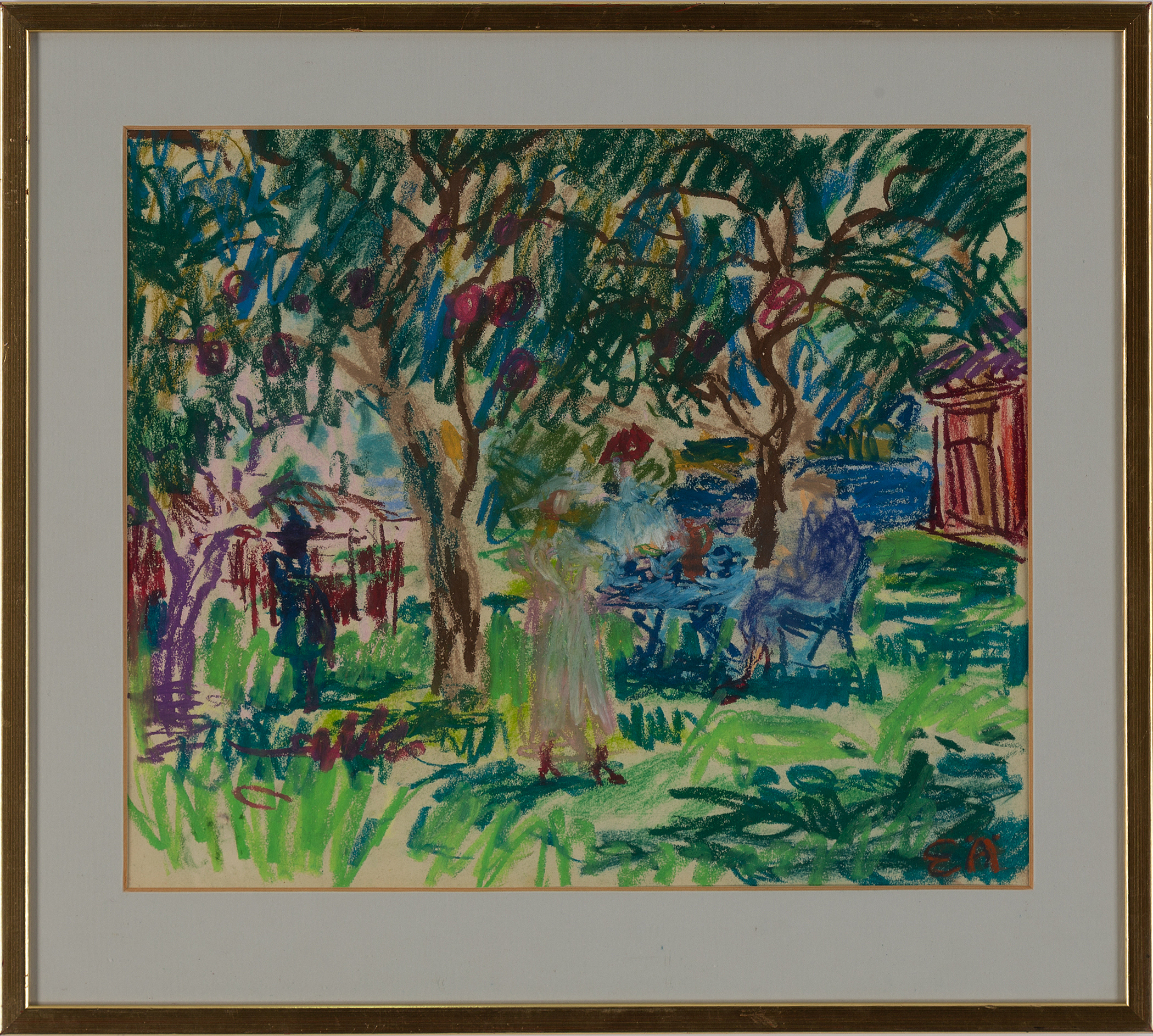 ERLING ÄRLINGSSON, pastell, signerad. - Bukowskis