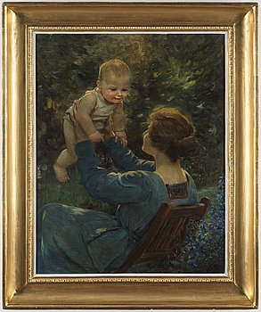 ARTHUR SPOONER, oil on canvas, signed Arthur Spooner. - Bukowskis