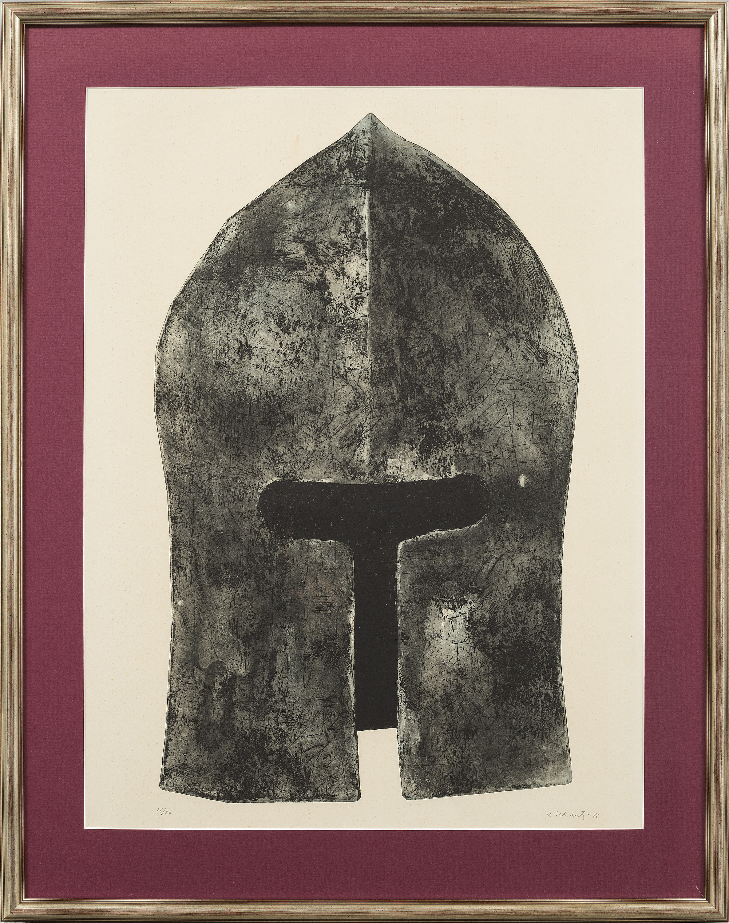 PHILIP VON SCHANTZ, etching in colours. Signed and numbered 16/20 ...