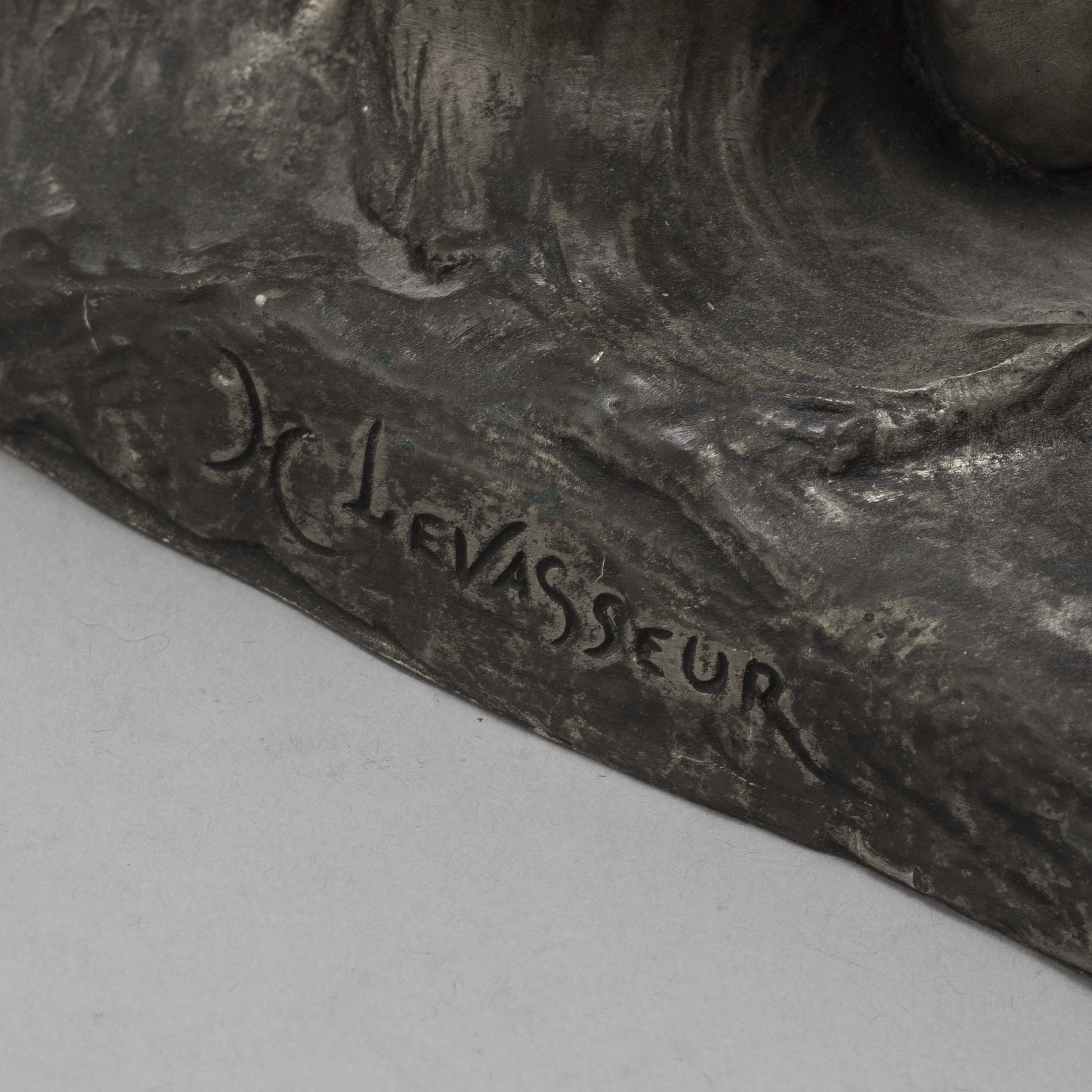 HENRI LOUIS LEVASSEUR, a sculpture, zinc. Signed H Levasseur. - Bukowskis