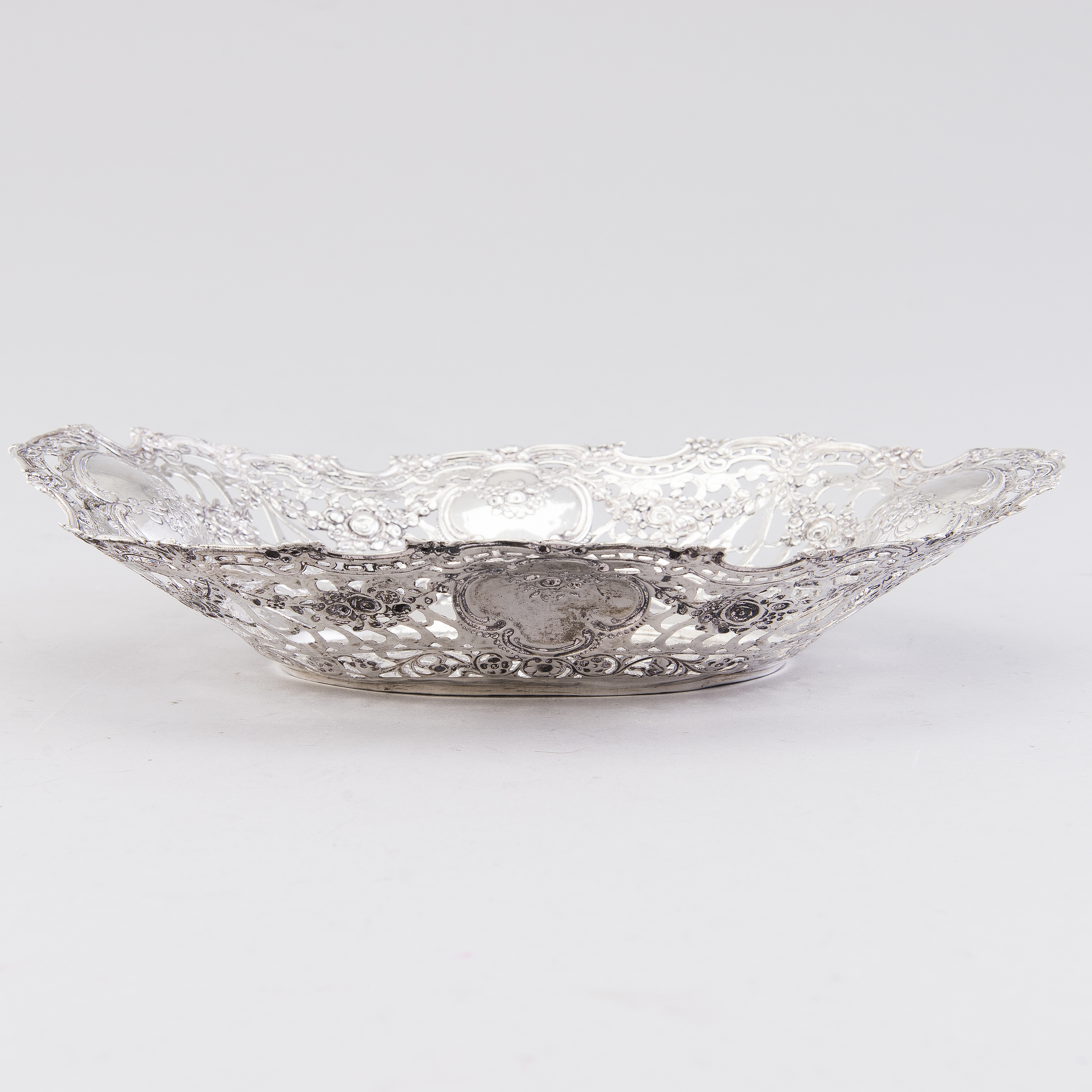 A German silver bowl, first half of 20th Century, Finnish import marks ...
