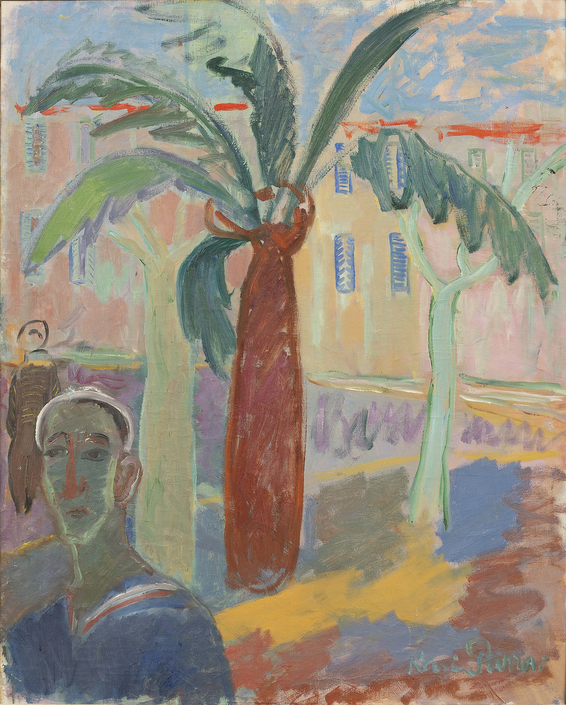 KARIN PARROW, oil on canvas, signed. - Bukowskis