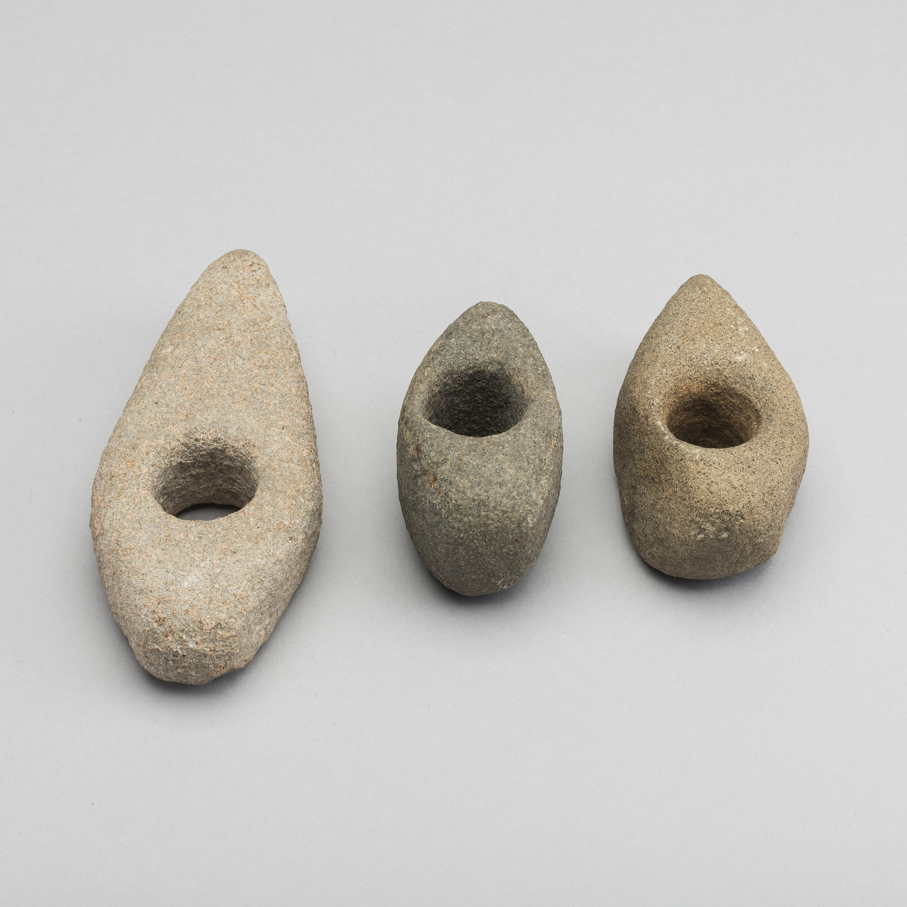 Three SScandinavian shaft hole axes, possibly the Neolithic Age ...