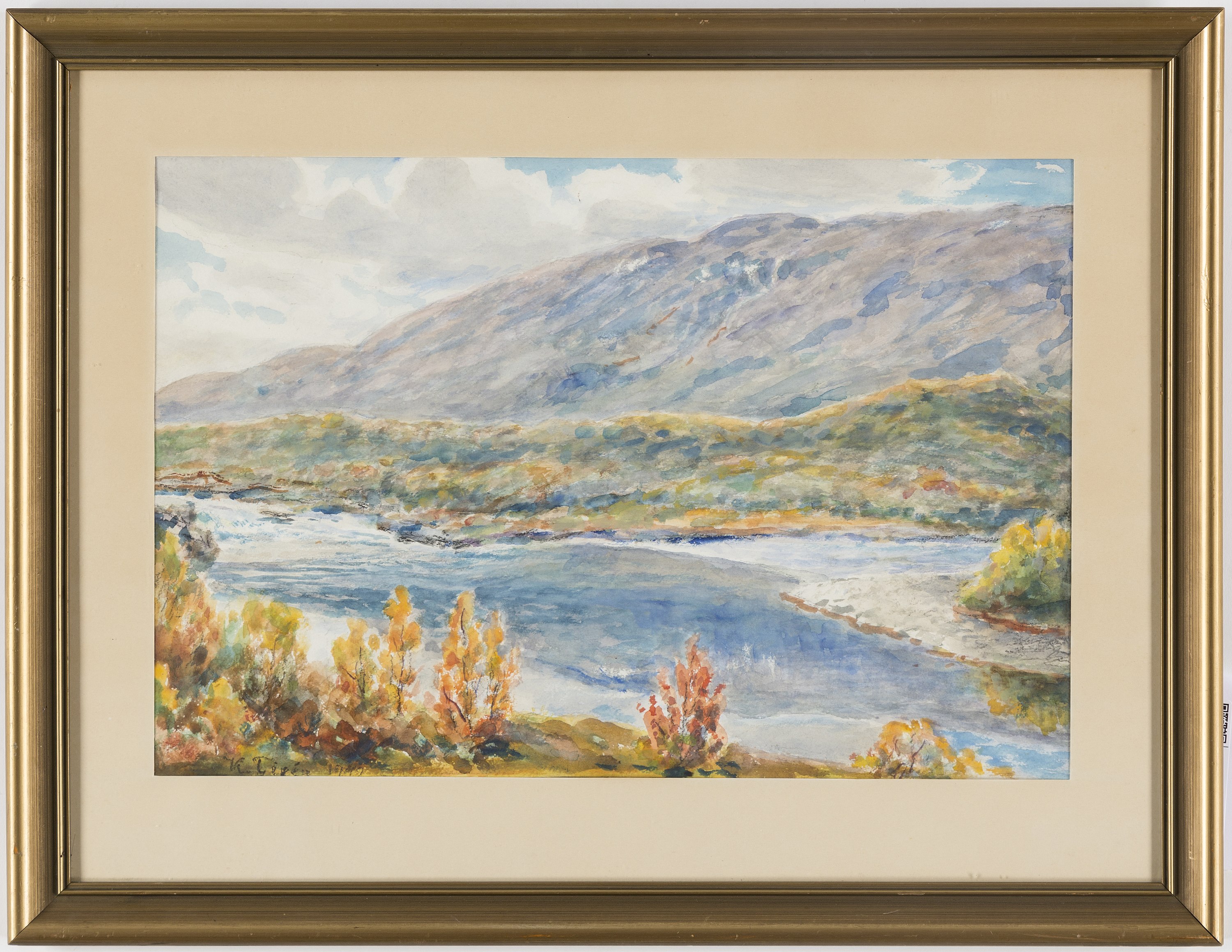 KARL TIRÉN, akvarell, signerad och daterad 1949. - Bukowskis