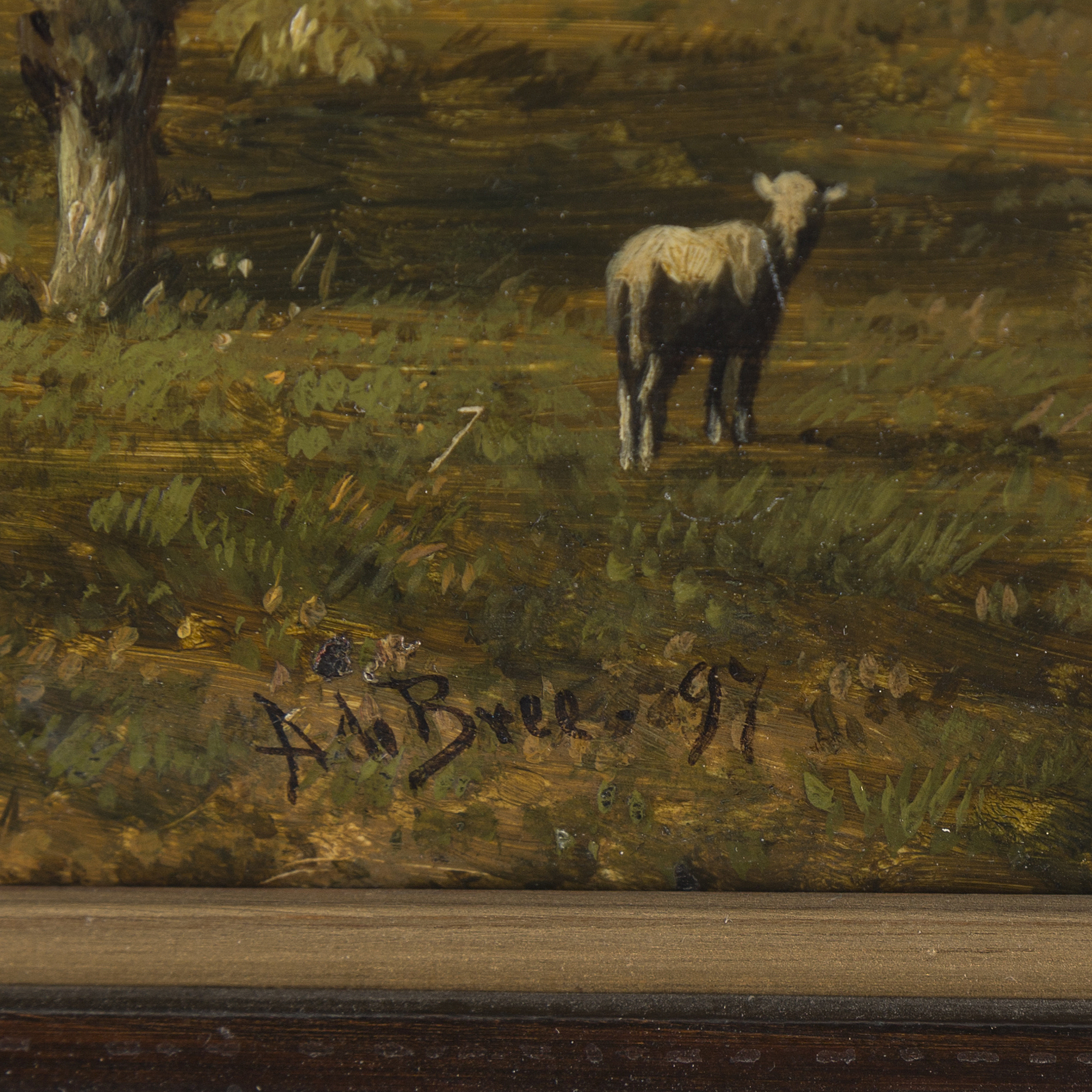 ANTHONY DE BREE, oil on board, signed and dated -97. - Bukowskis