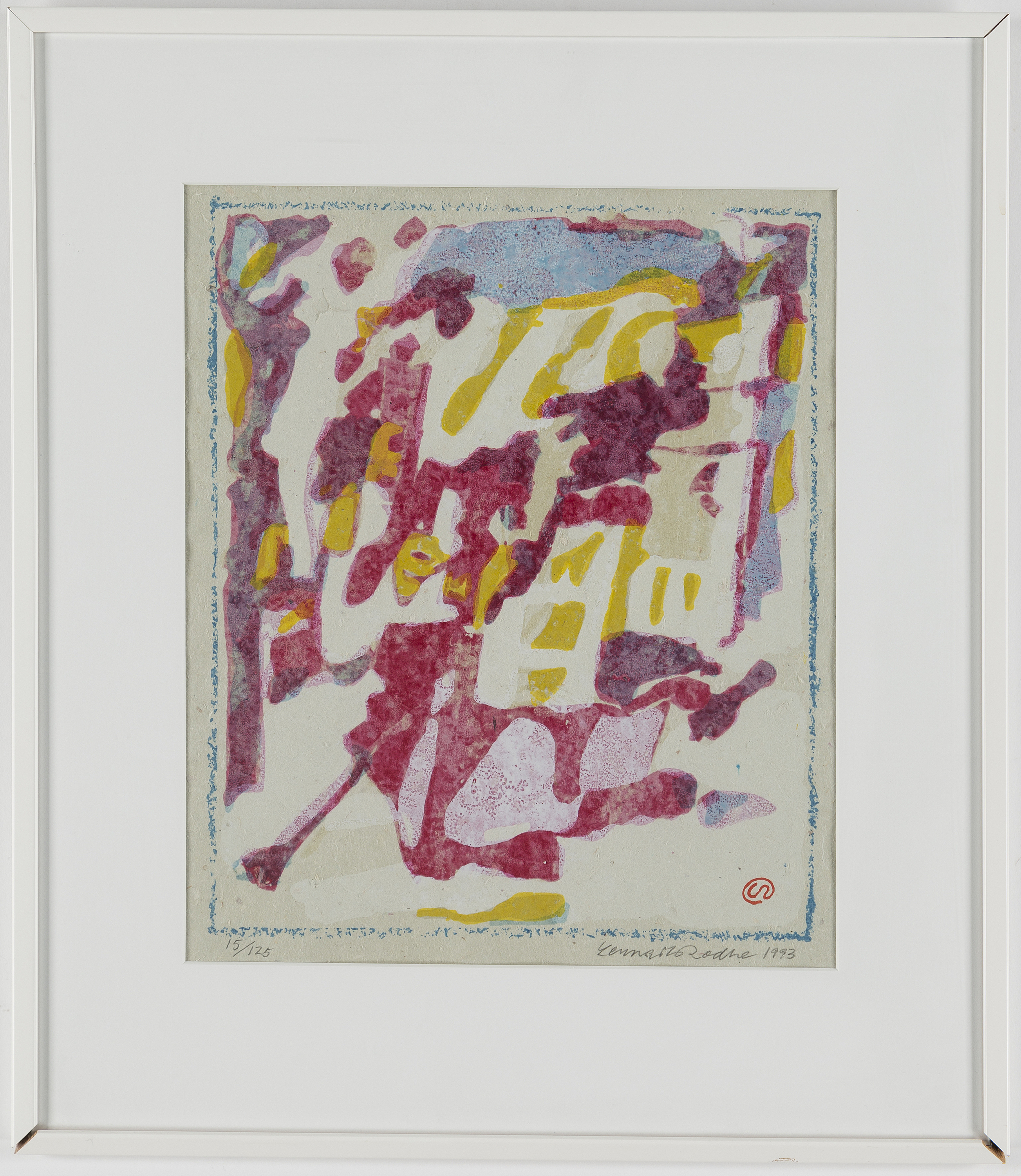 LENNART RODHE, litografi, signerad och daterad 1993. - Bukowskis