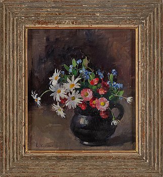 ESTHER KJERNER, olja på duk, signerad och daterad 1951. - Bukowskis