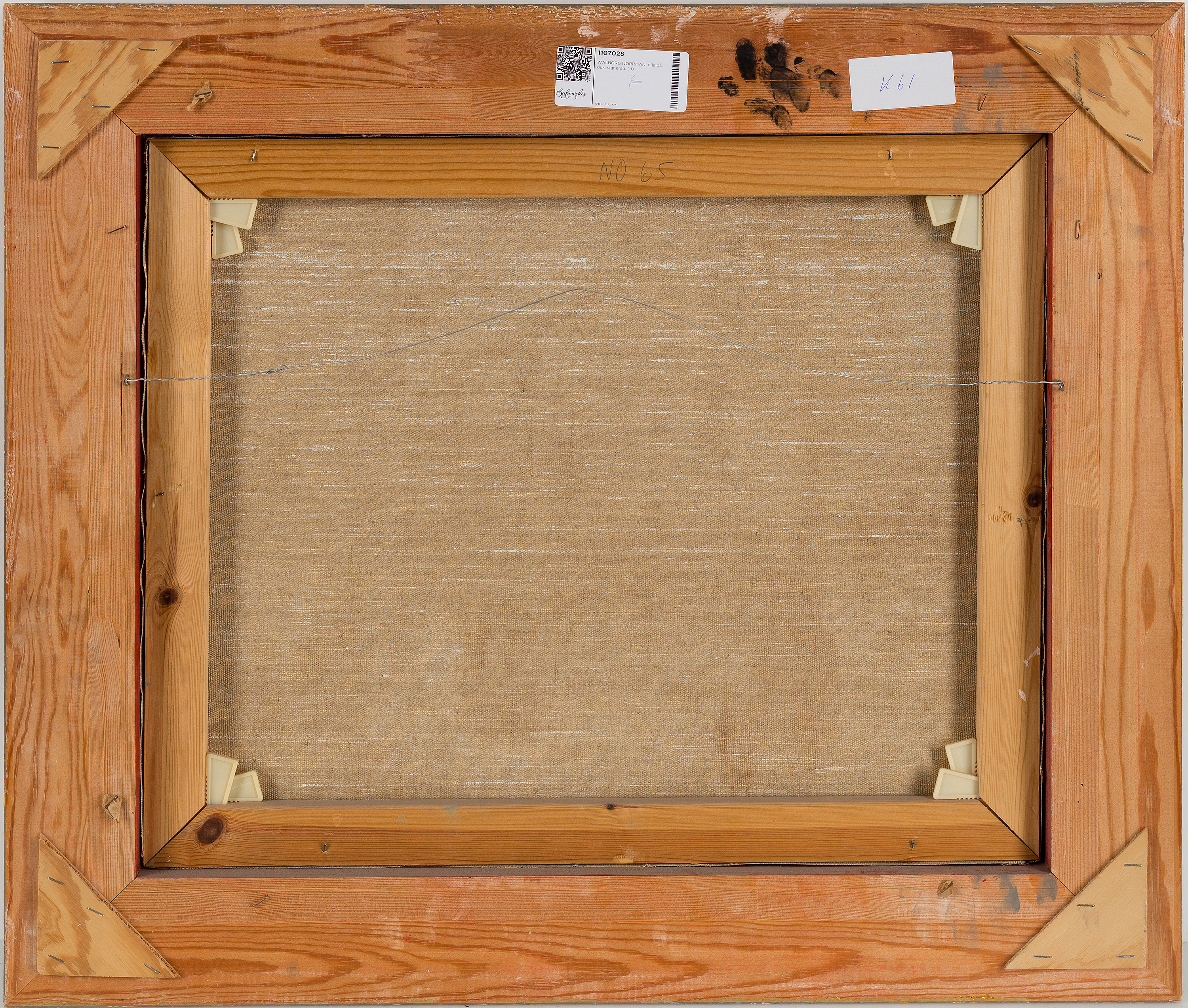 WALBORG NORRMAN, oil on canvas, signed. - Bukowskis