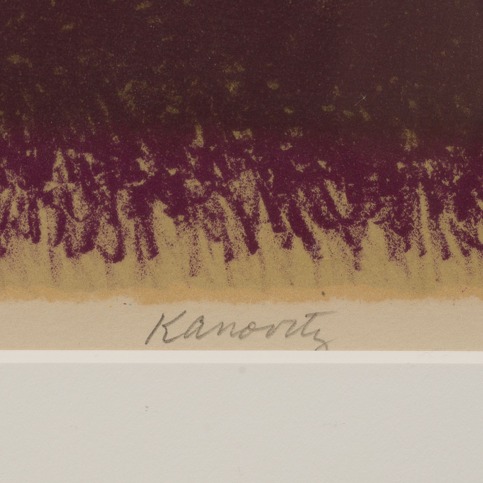 HOWARD KANOVITZ, lithograph in colors, numbered 18/100 and signed ...