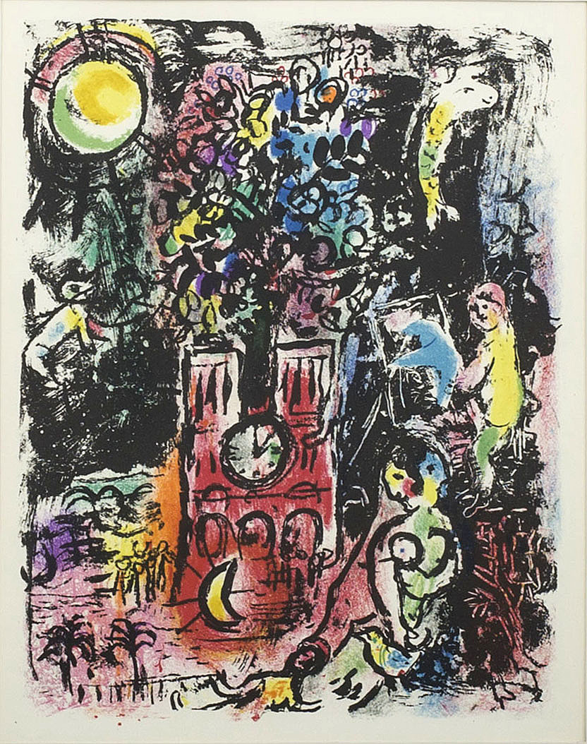 MARC CHAGALL, färglitografi, ur Derrière le Miroir nr 119 1960. - Bukowskis