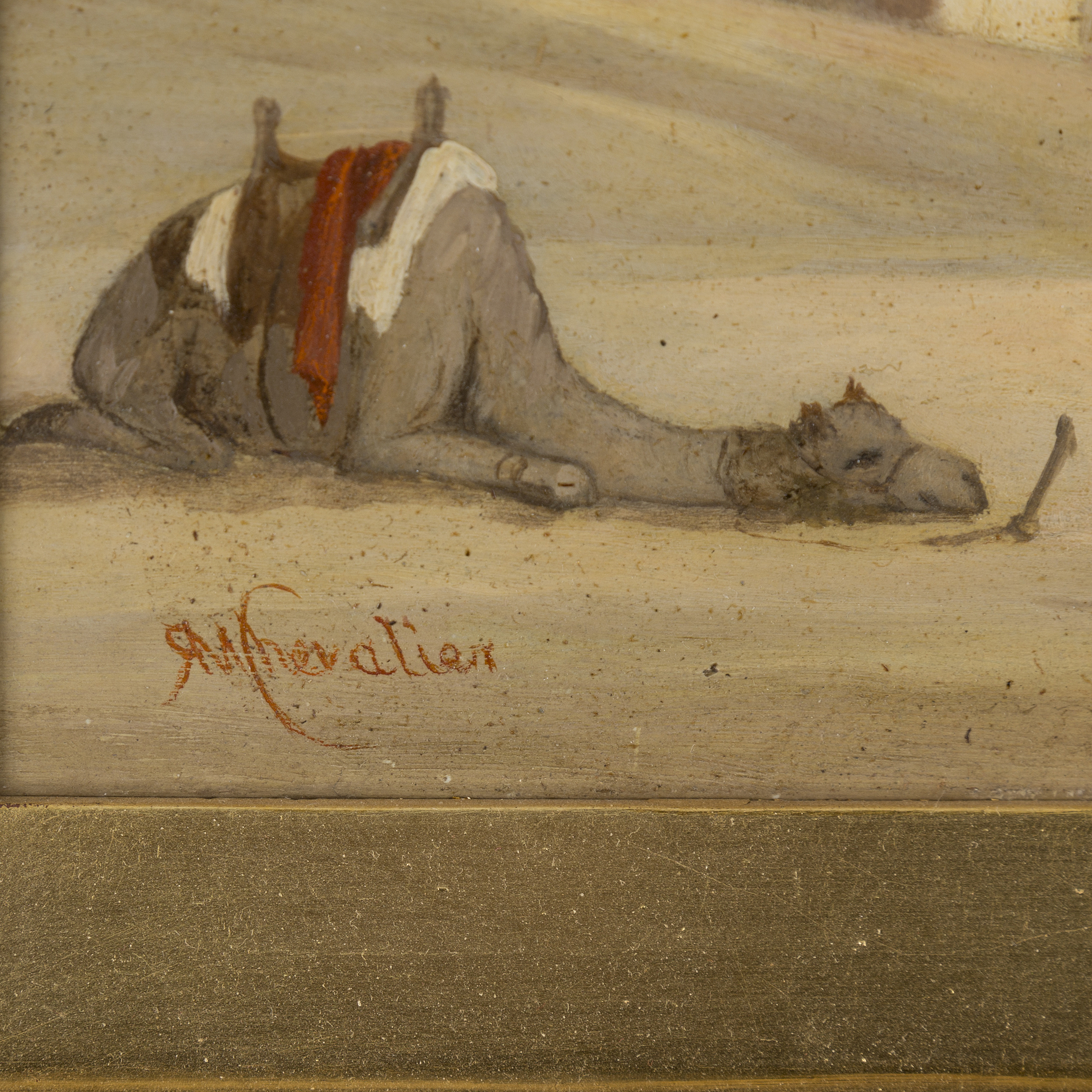 ROBERT MAGNUS CHEVALIER, oil on panel, signed. - Bukowskis