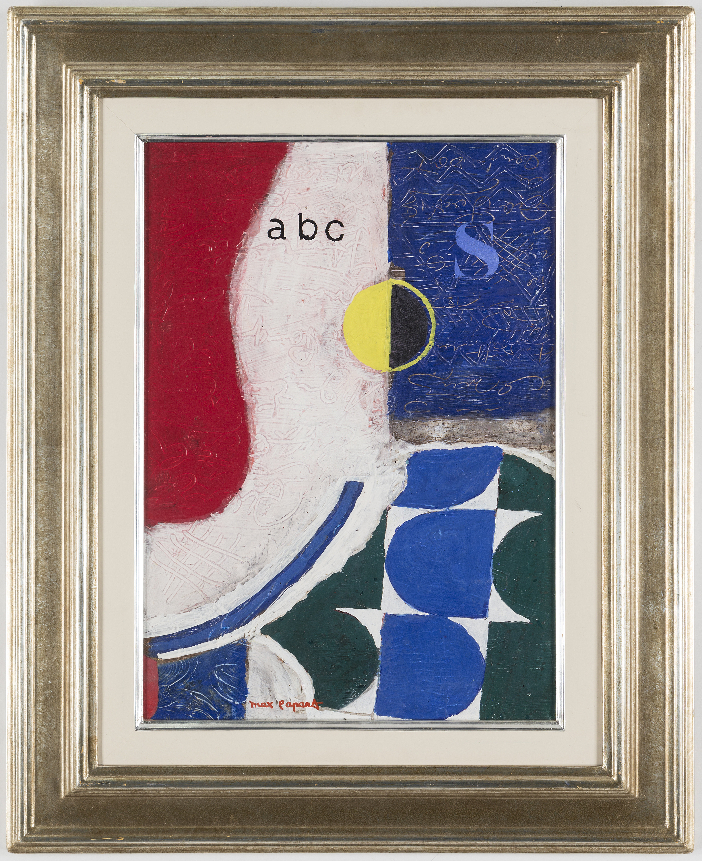 MAX PAPART, blandteknik och collage, signerad. - Bukowskis