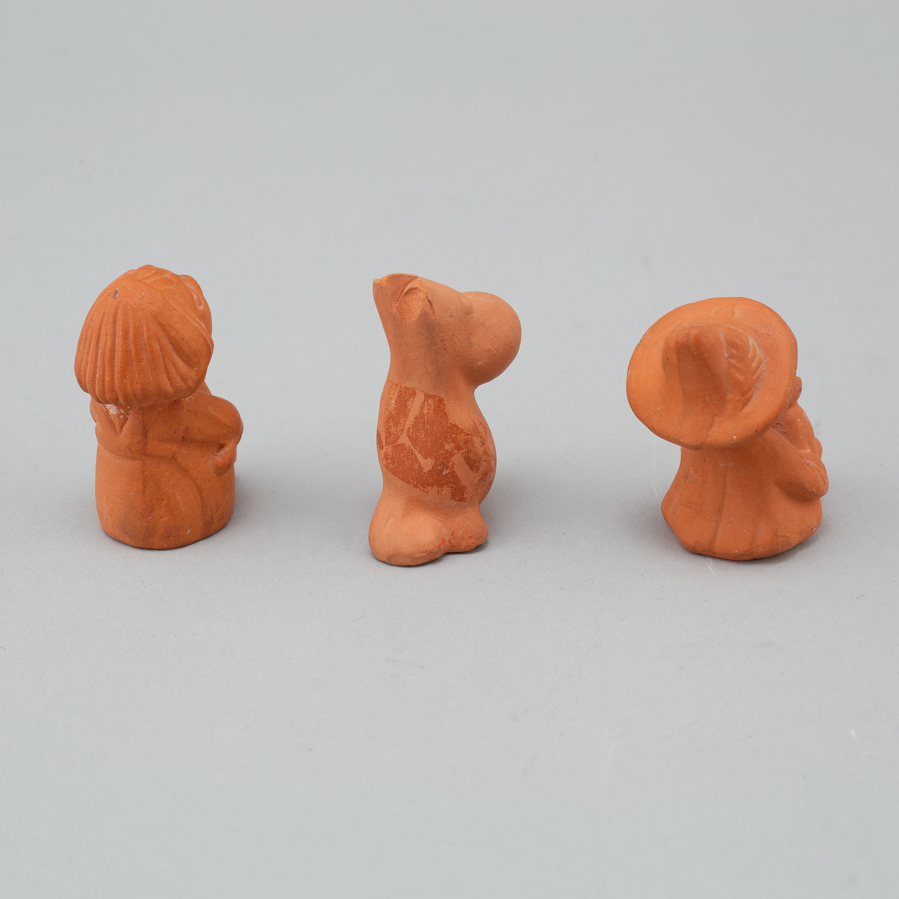 SIGNE HAMMARSTEN-JANSSON, 3 ceramic moomin figurines. - Bukowskis