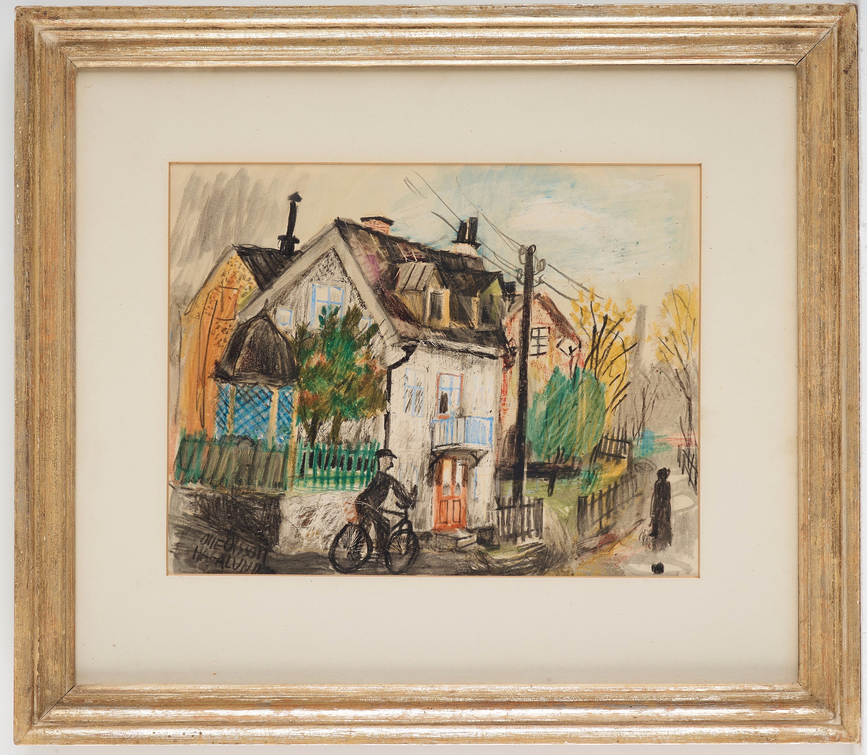 Olle Olsson-Hagalund, Gatumotiv Hagalund. - Bukowskis