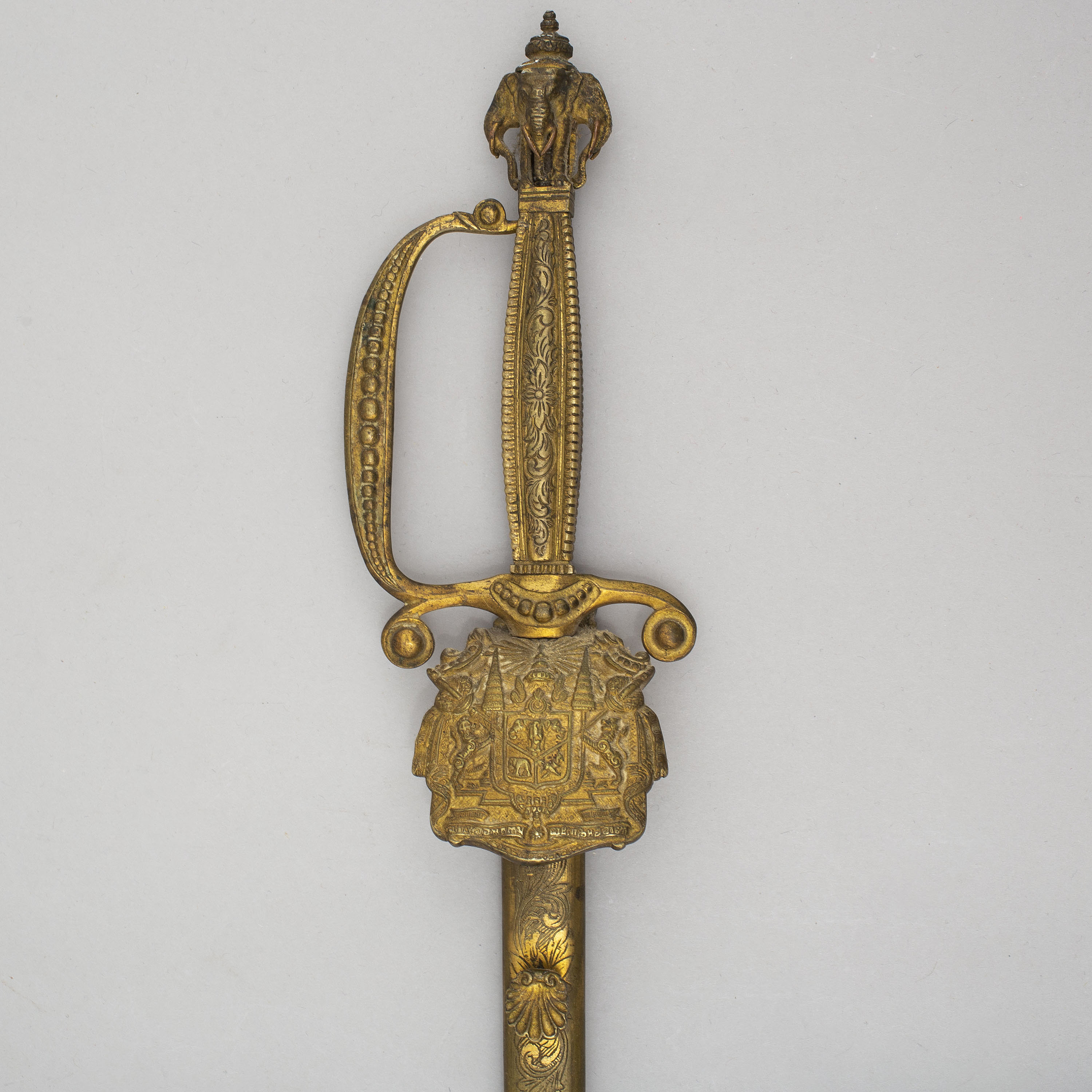 A court sword for the Kingdom of Siam around 1900. - Bukowskis