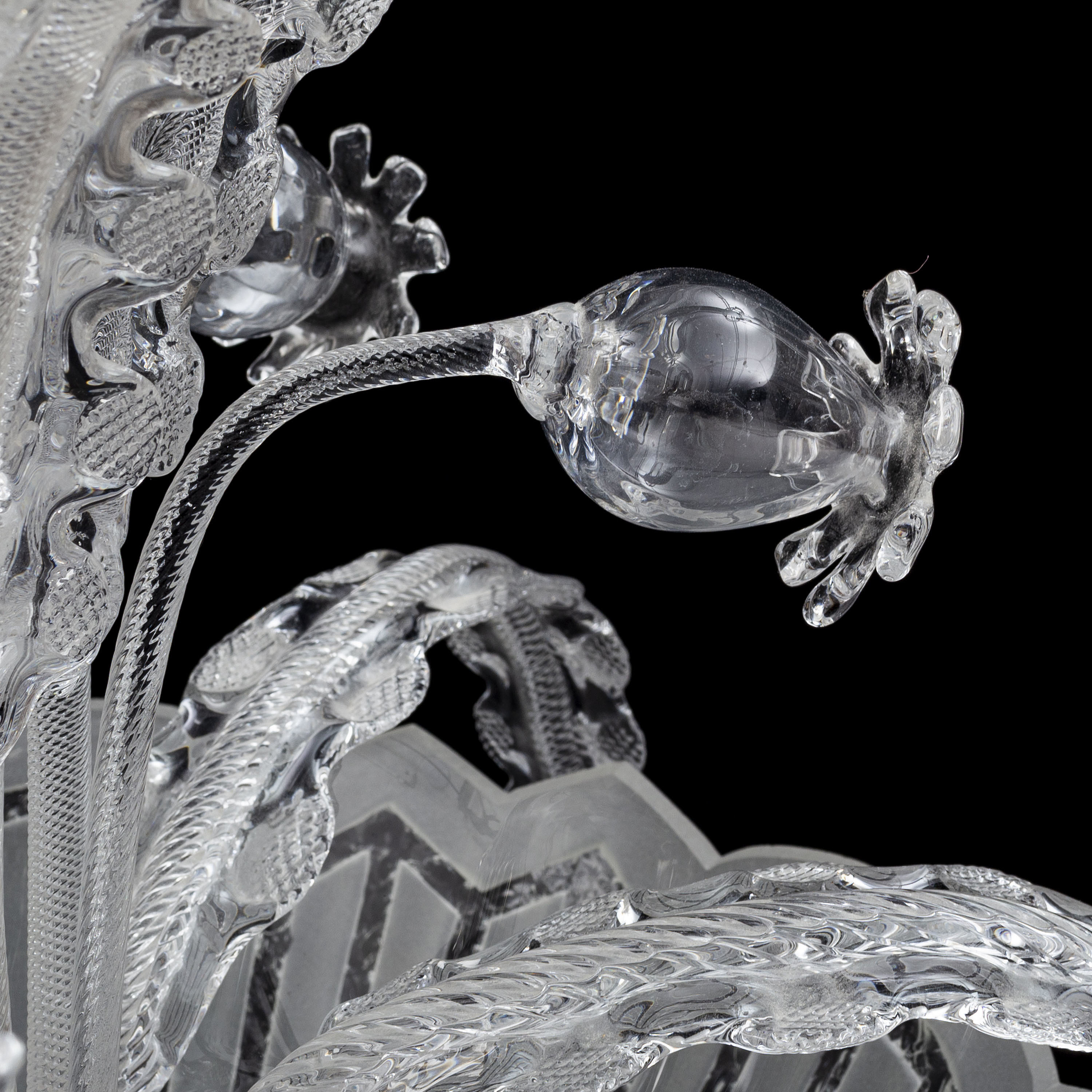 EDWARD HALD, ceiling light, Orrefors. - Bukowskis