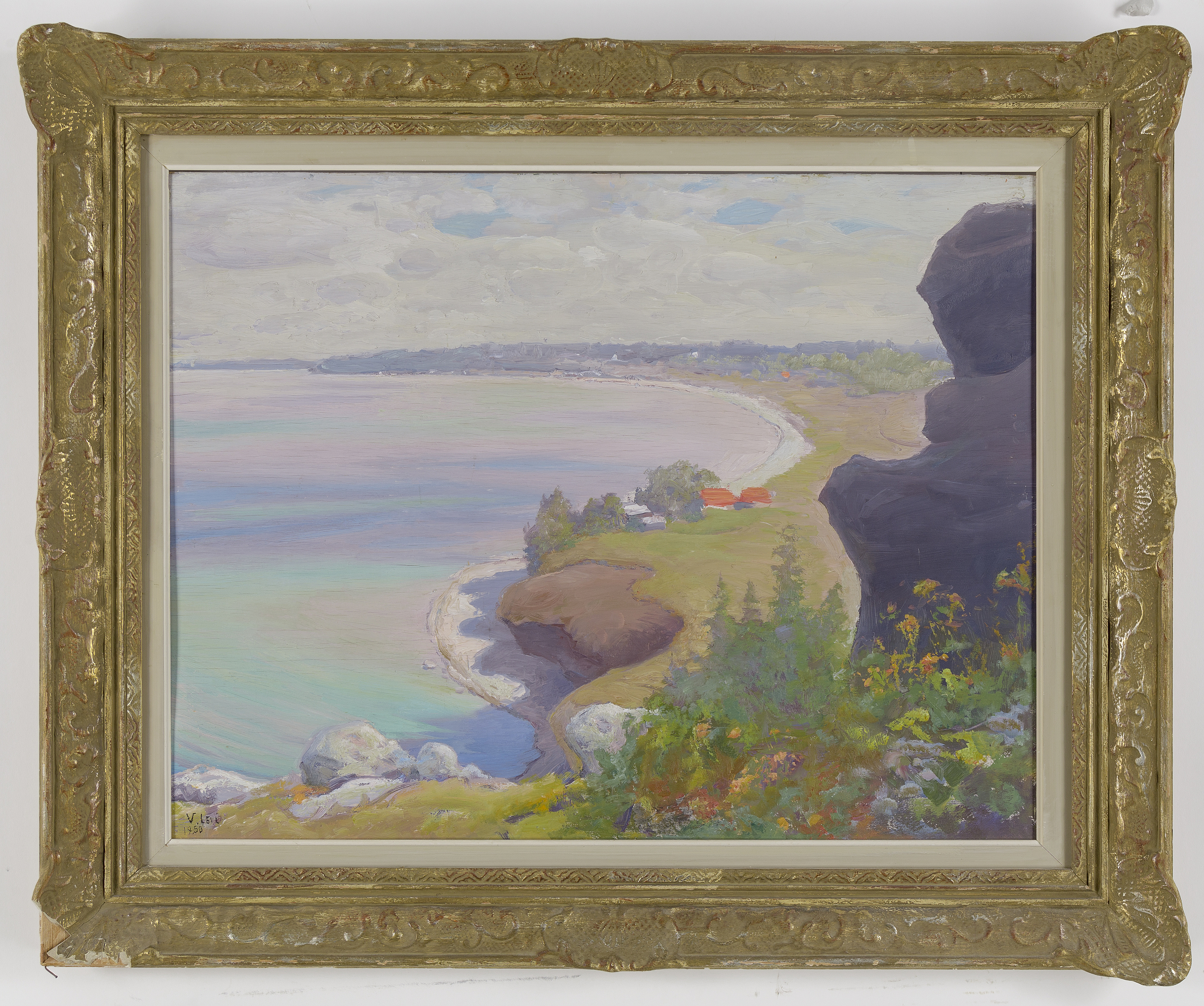 VASILI FILIPPOVICH LEVI, oil on canvas, signed and dated 1950. - Bukowskis