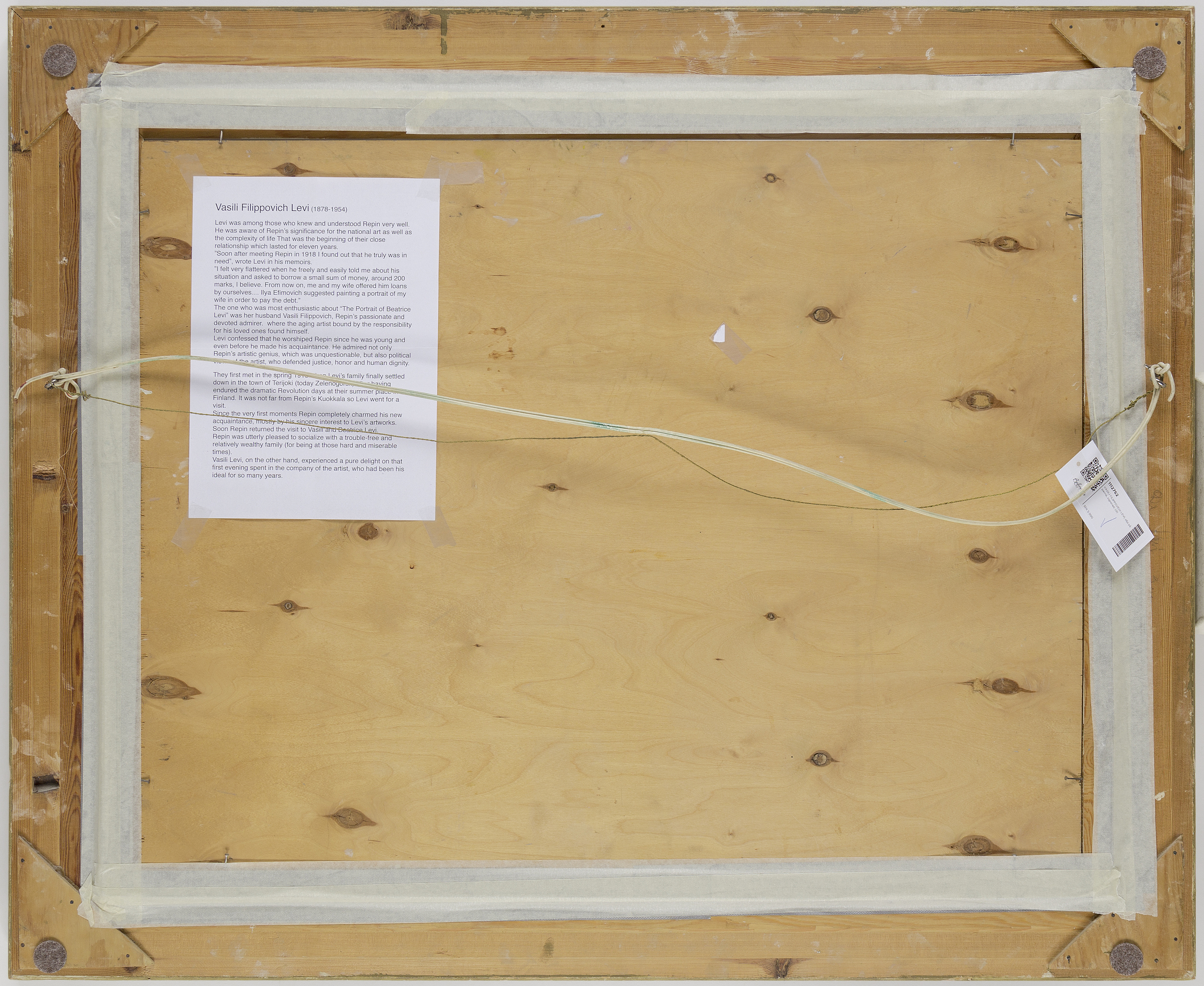 VASILI FILIPPOVICH LEVI, oil on canvas, signed and dated 1950. - Bukowskis